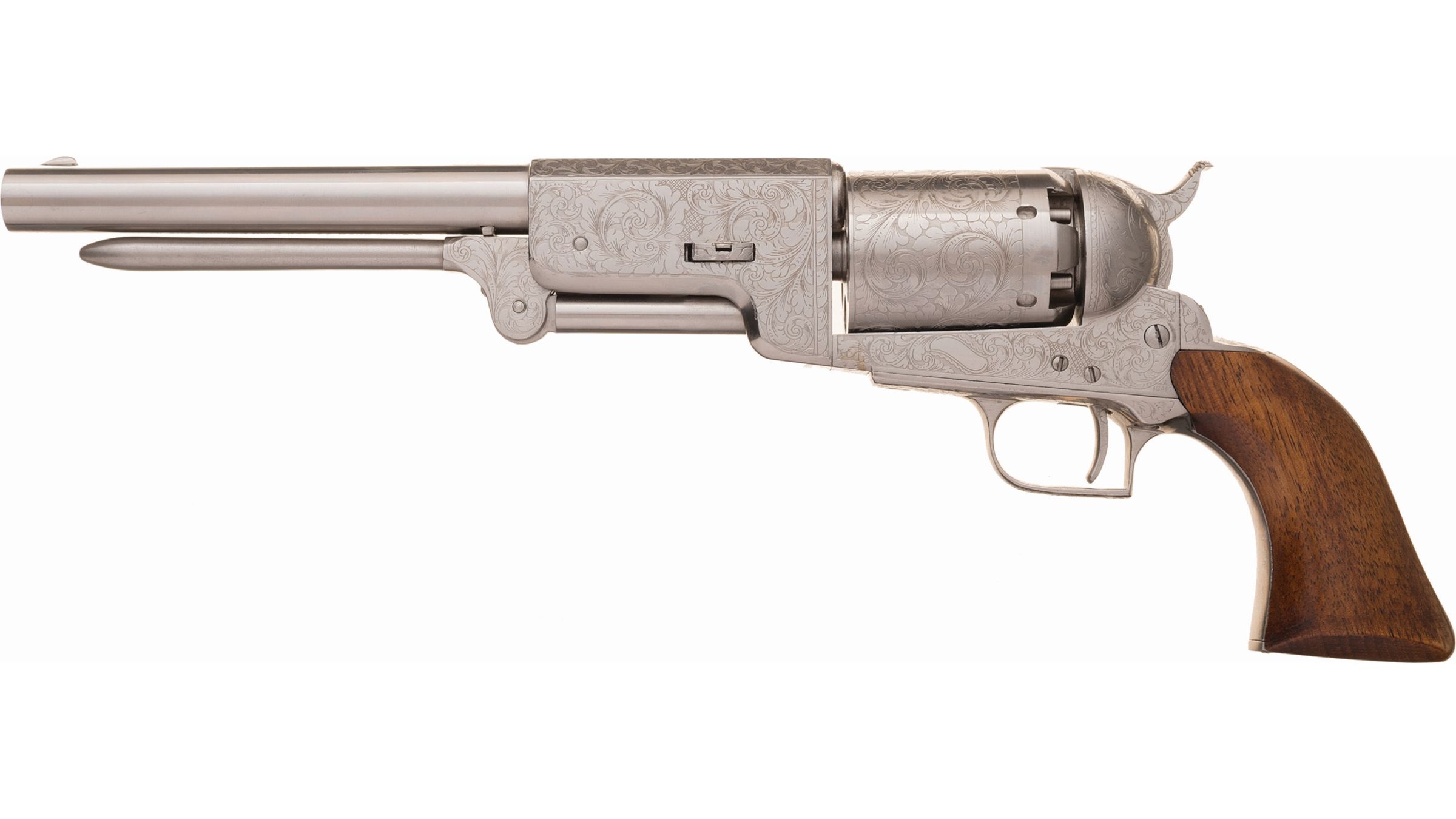 Engraved Italian Colt Walker Replica Percussion Revolver | Rock Island ...