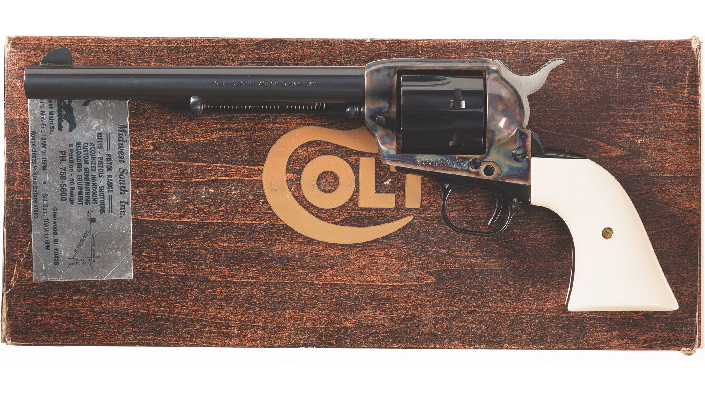 Boxed Colt Third Generation Single Action Army Revolver | Rock Island ...
