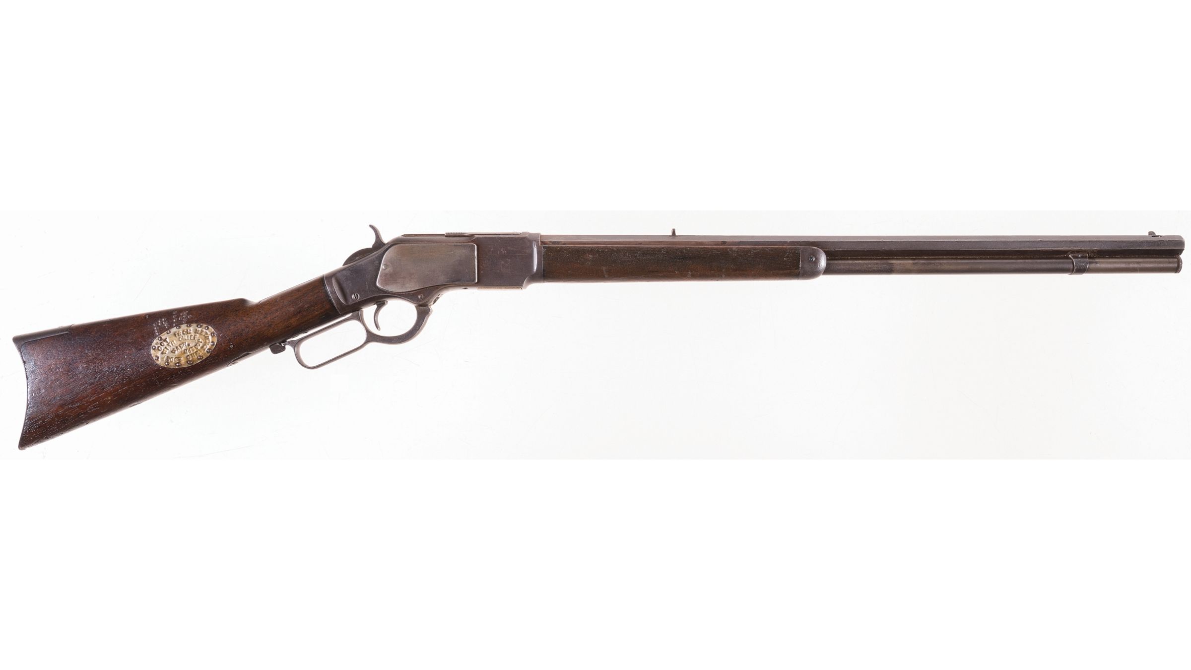 Antique Winchester Model 1873 Lever Action .22 Rimfire Rifle | Rock ...