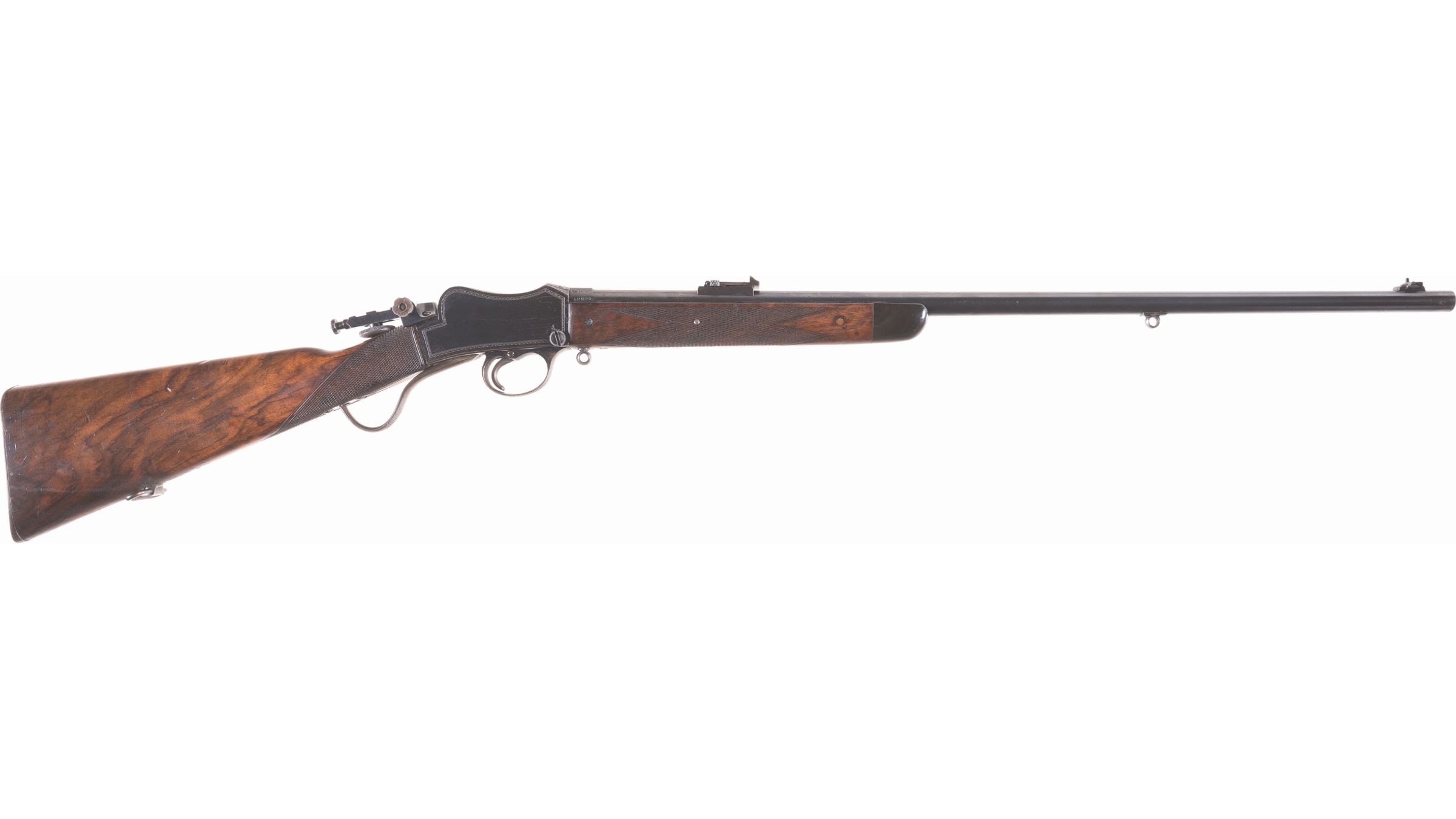 Engraved Birmingham Small Arms Single Shot Rifle | Rock Island Auction