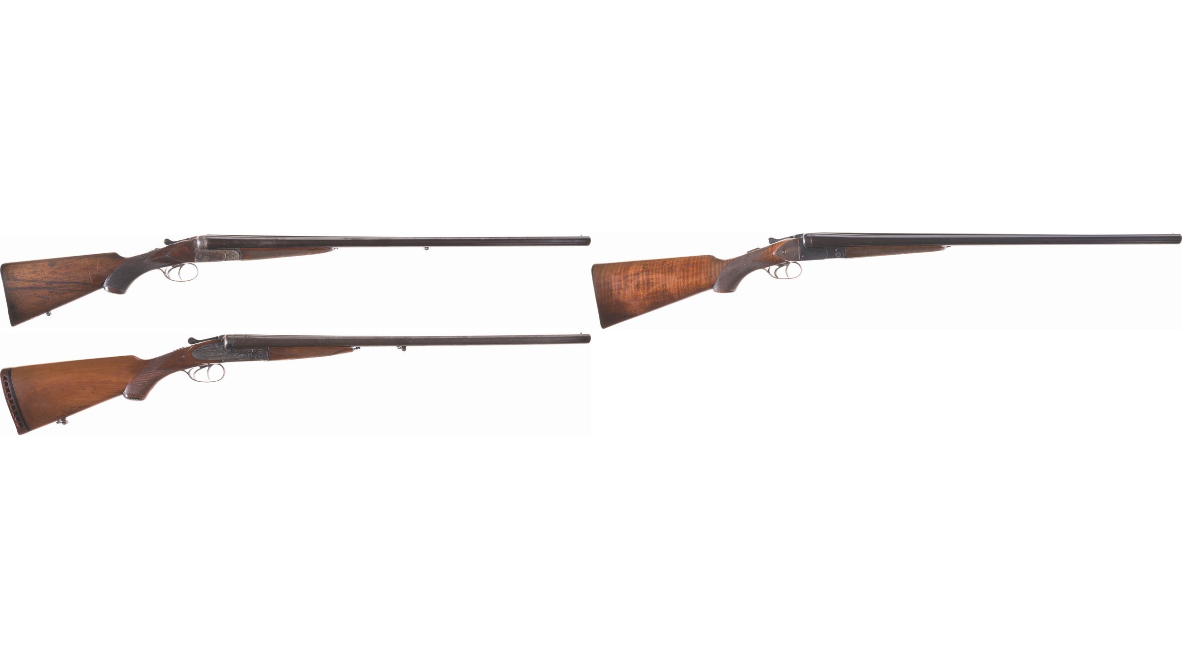 Three Double Barrel Shotguns | Rock Island Auction