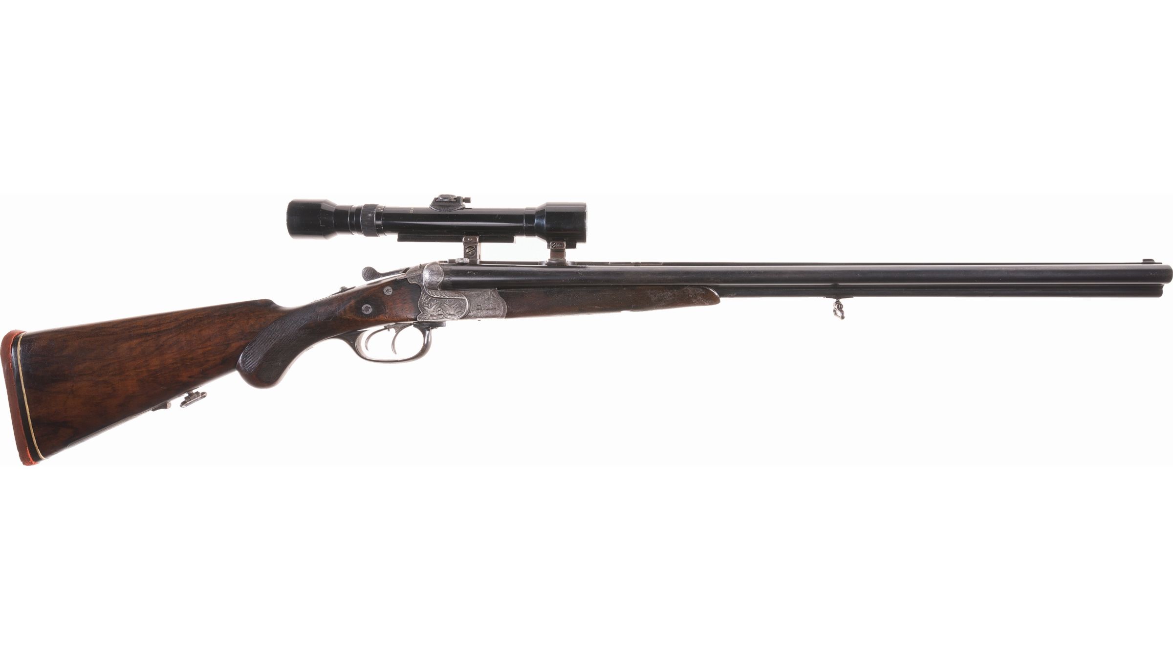Engraved German Drilling with Scope | Rock Island Auction