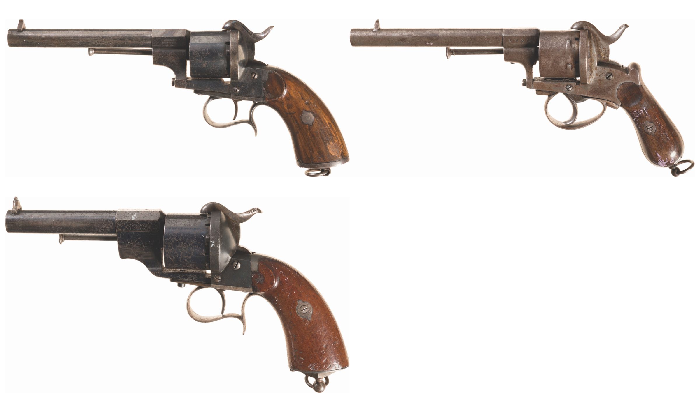 Three Pinfire Revolvers | Rock Island Auction