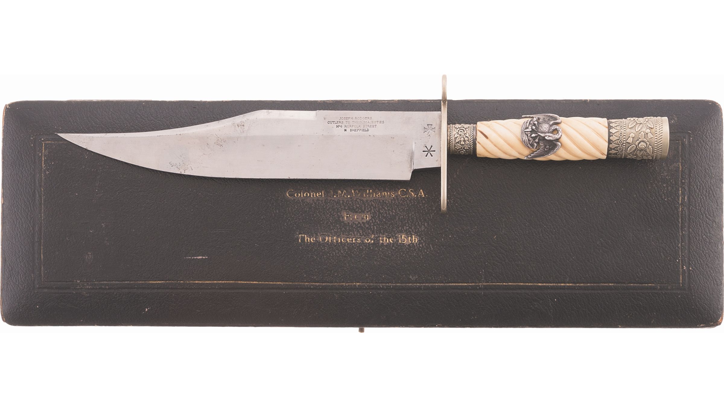 Joseph Rodgers Bowie Knife Attributed to Confederate Colonel | Rock ...