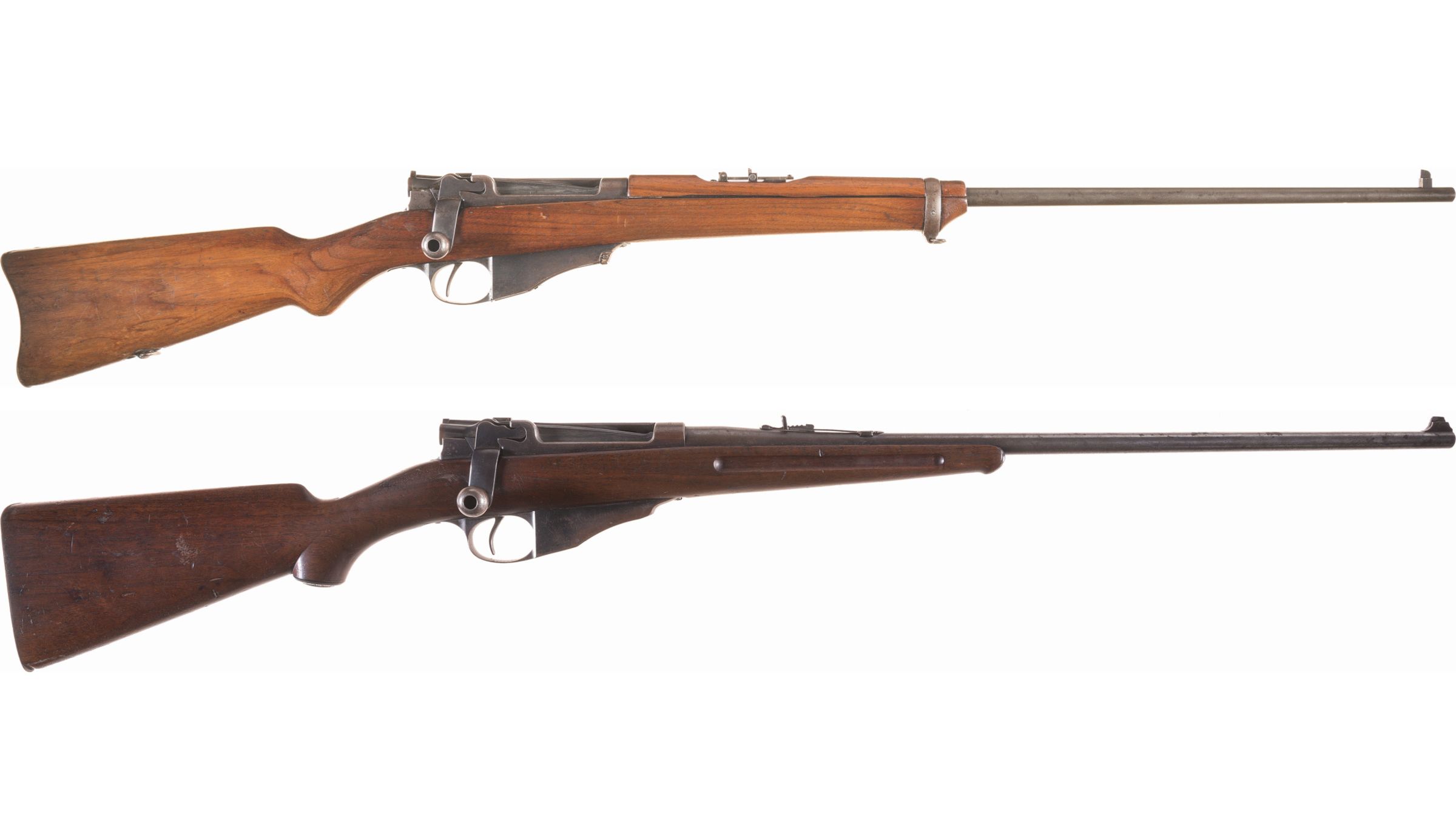Two Winchester Lee Straight Pull Bolt Action Rifles | Rock Island Auction
