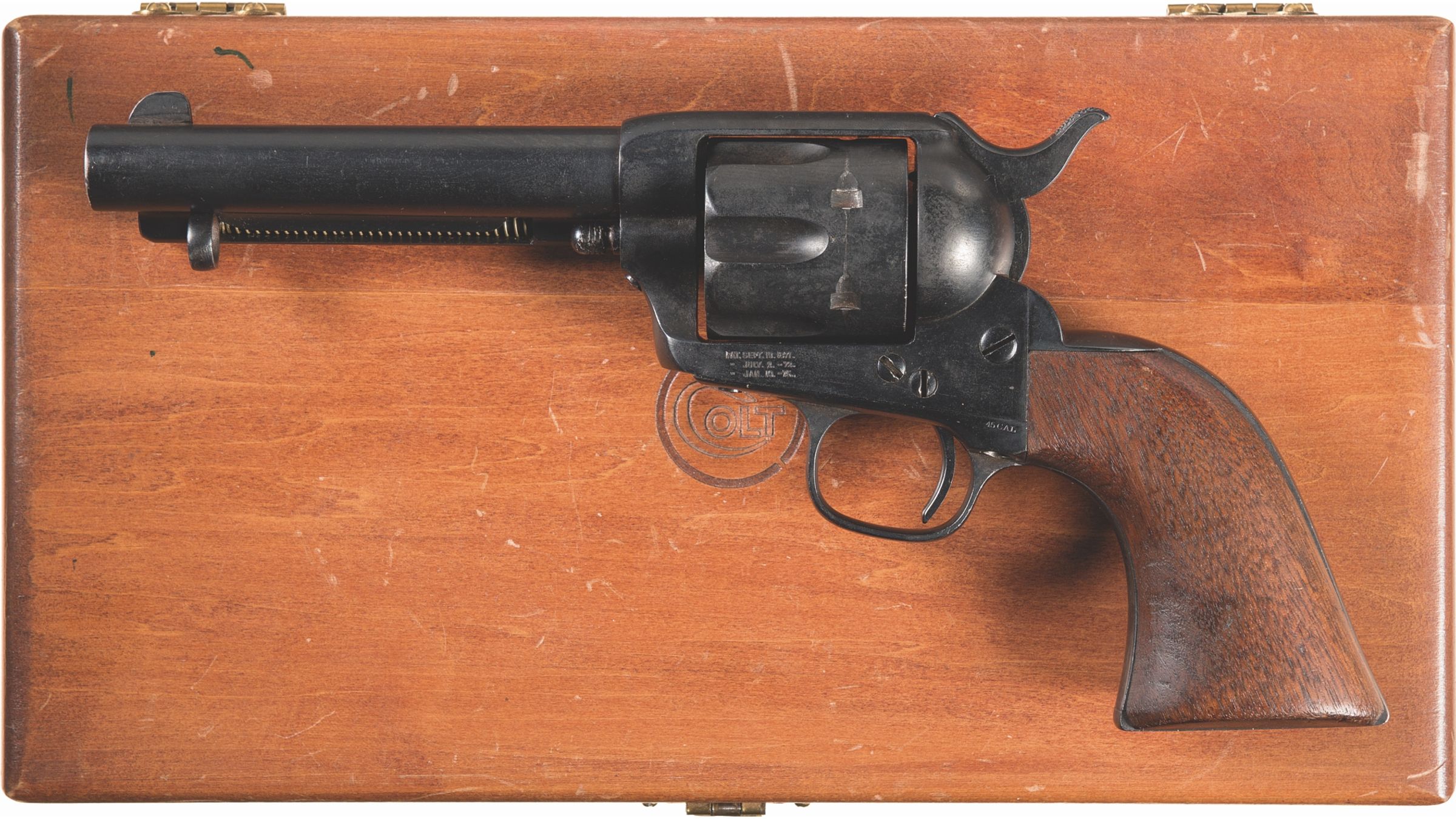 Antique Black Powder Frame Colt Single Action Army Revolver | Rock ...