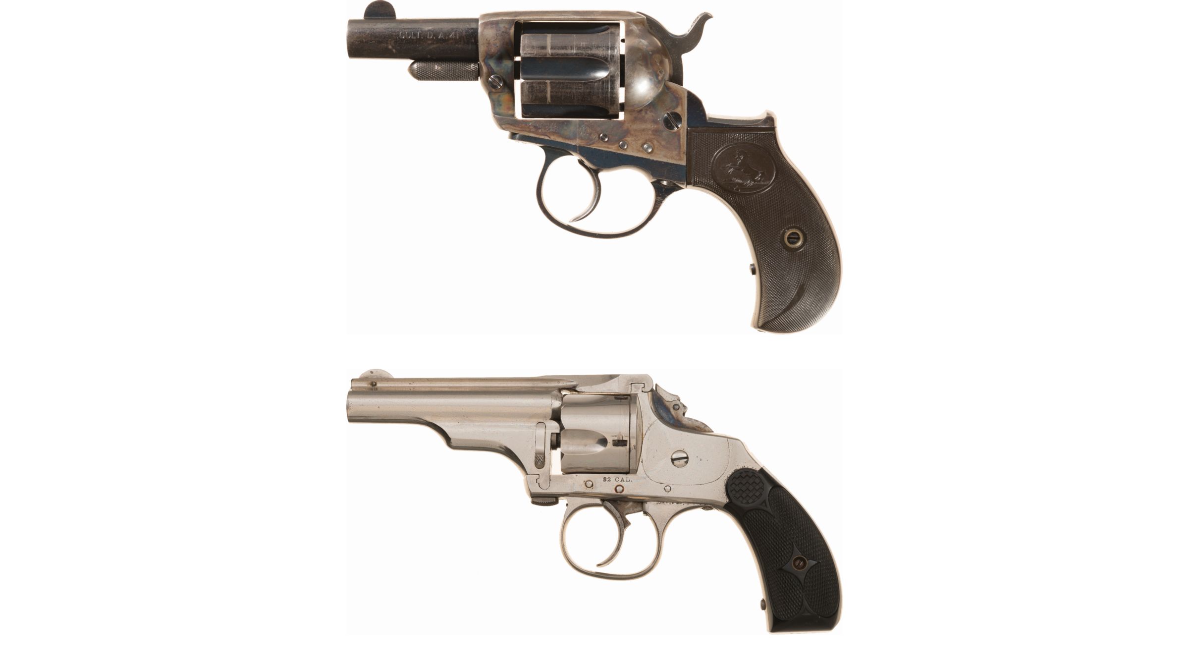 Two Antique Double Action Revolvers | Rock Island Auction