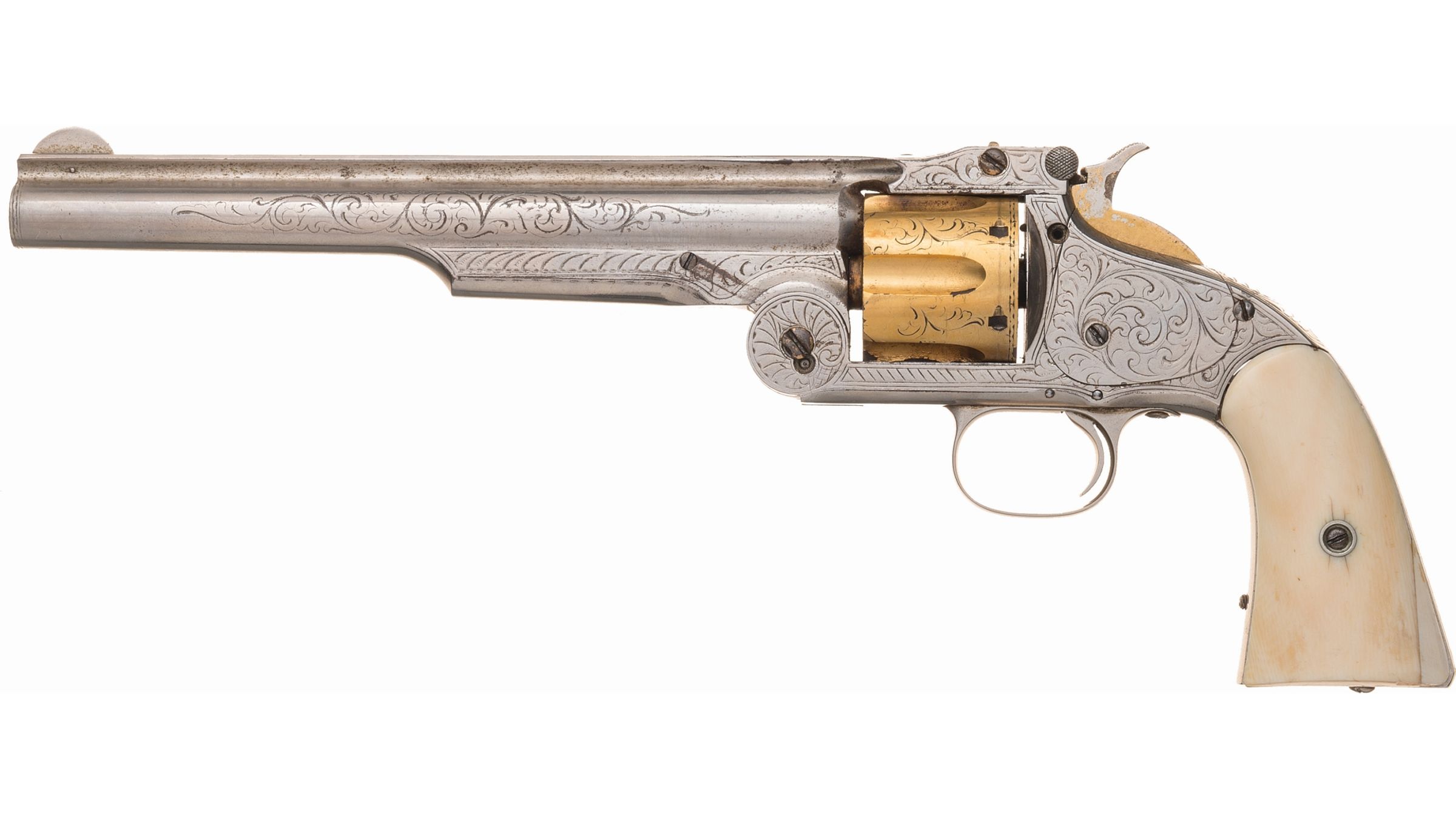 New York Engraved S&W Model No. 3 Russian 1st Model Revolver | Rock ...