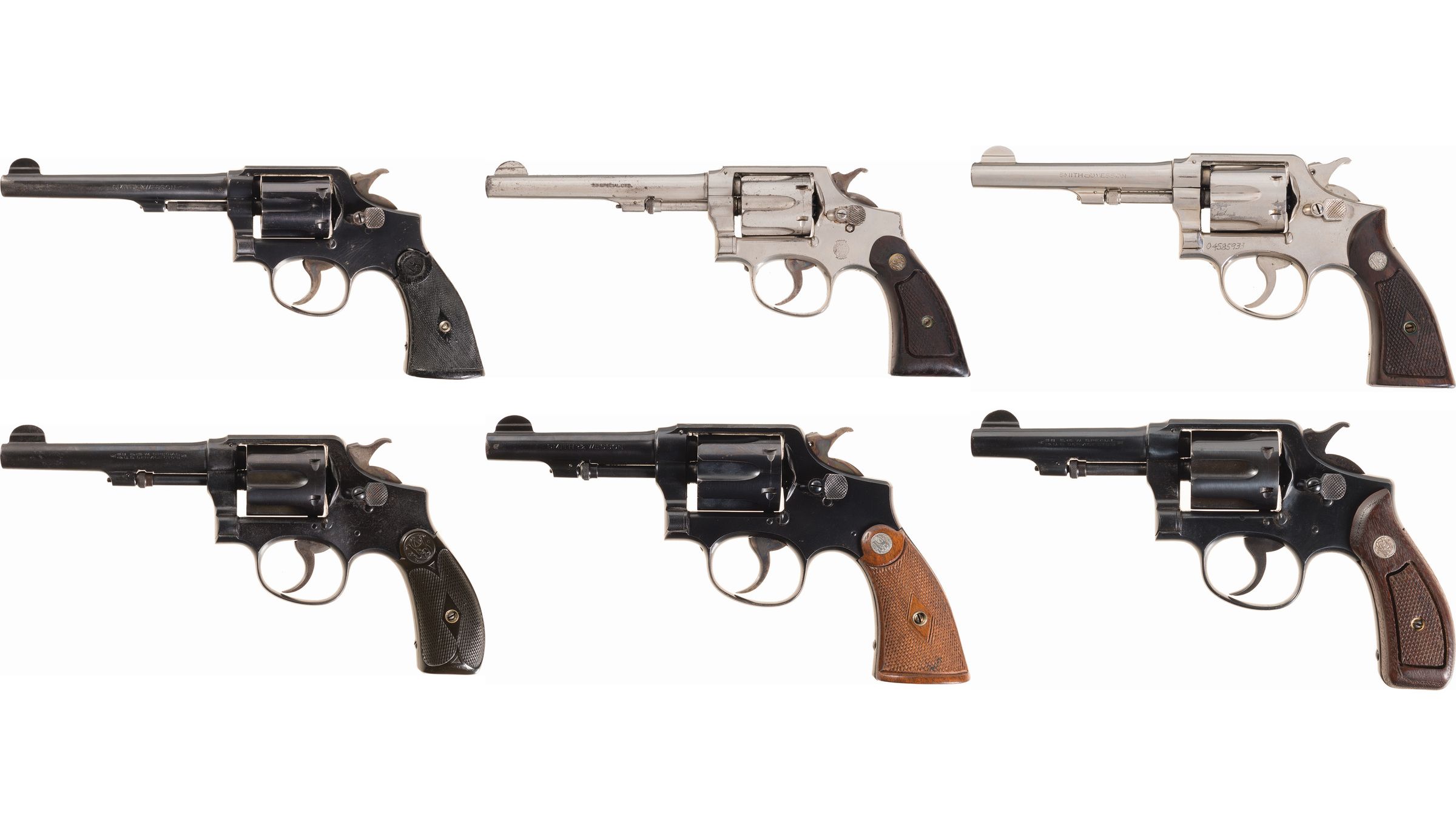 Six Double Action Revolvers | Rock Island Auction