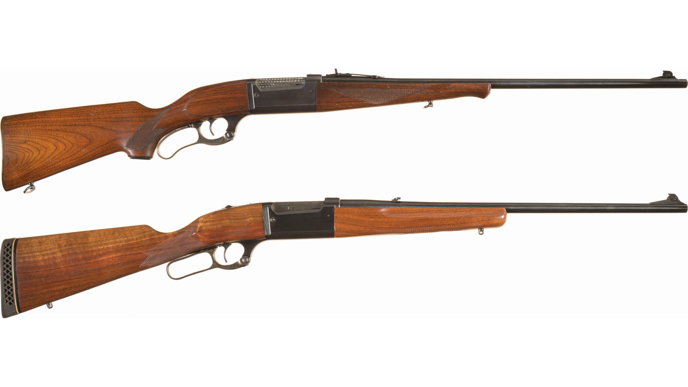 Two Savage Model 99 Lever Action Rifles | Rock Island Auction
