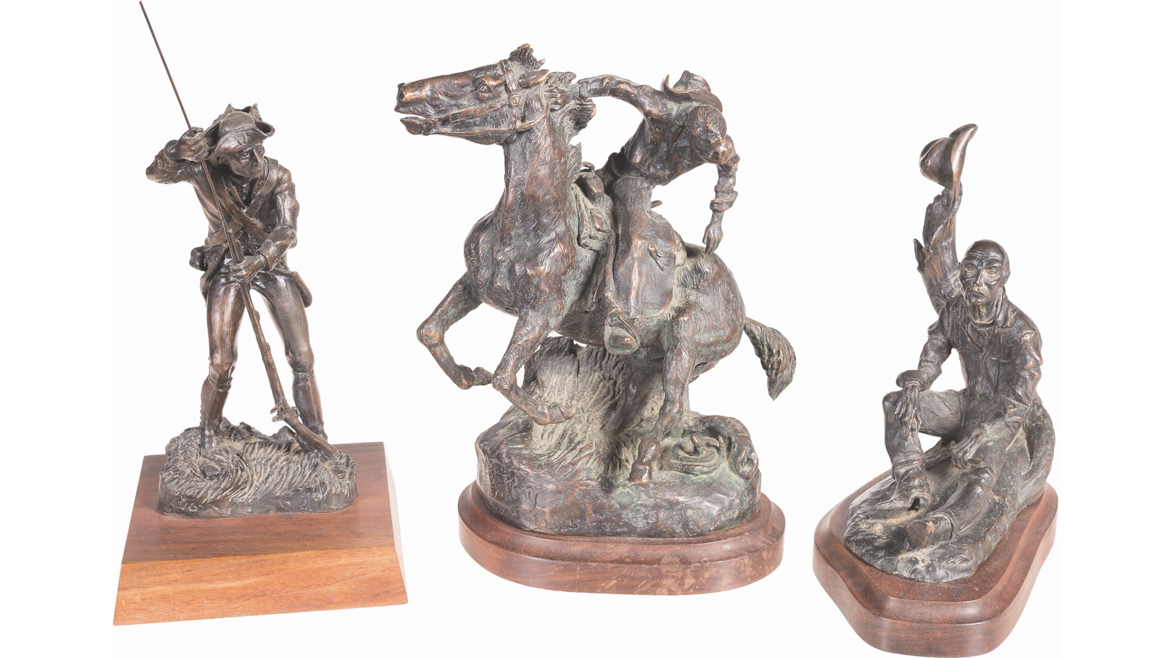 Three Rusty Phelps Signed Bronzes | Rock Island Auction