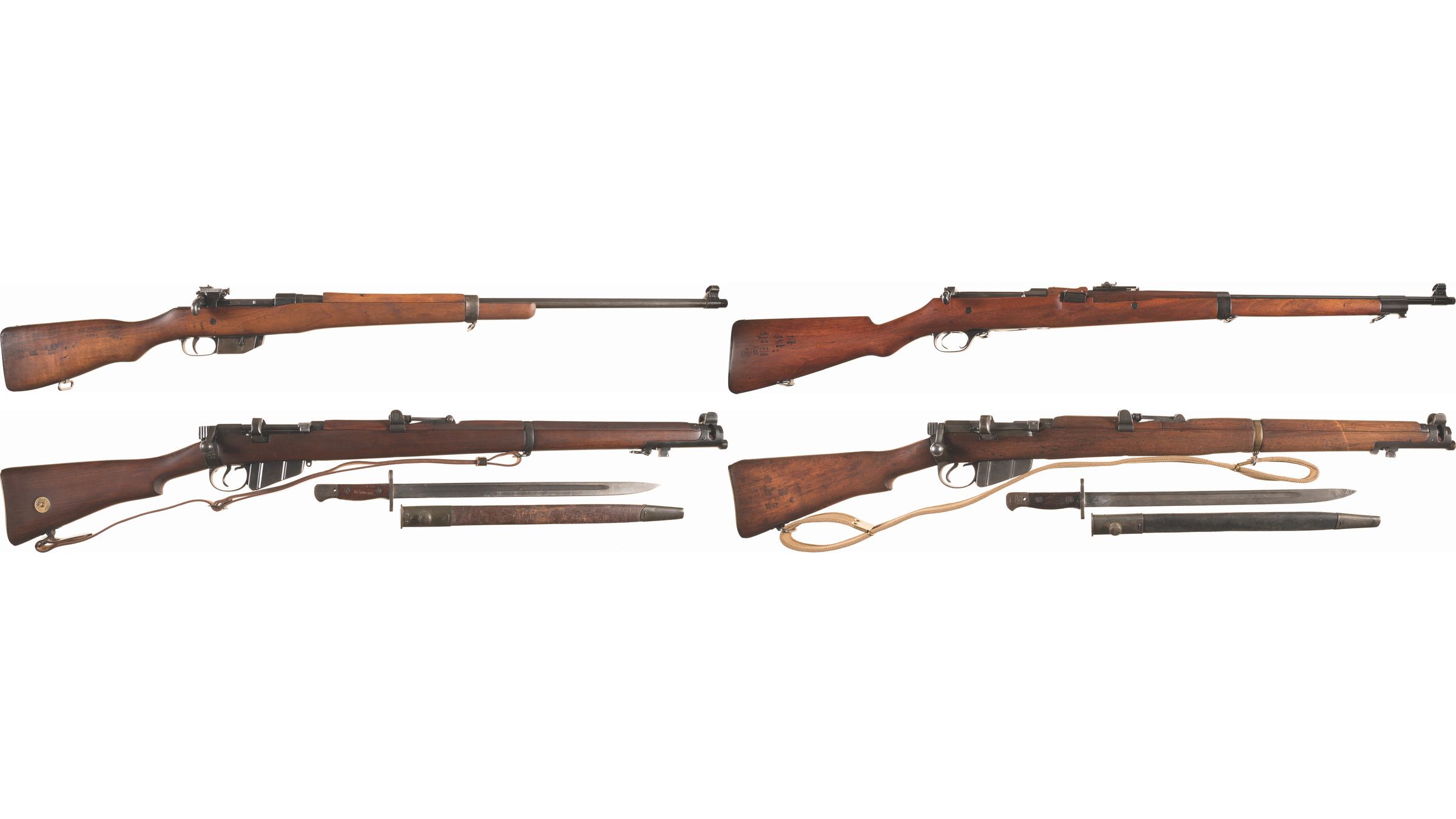 Four British Commonwealth Military Bolt Action Rifles | Rock Island Auction