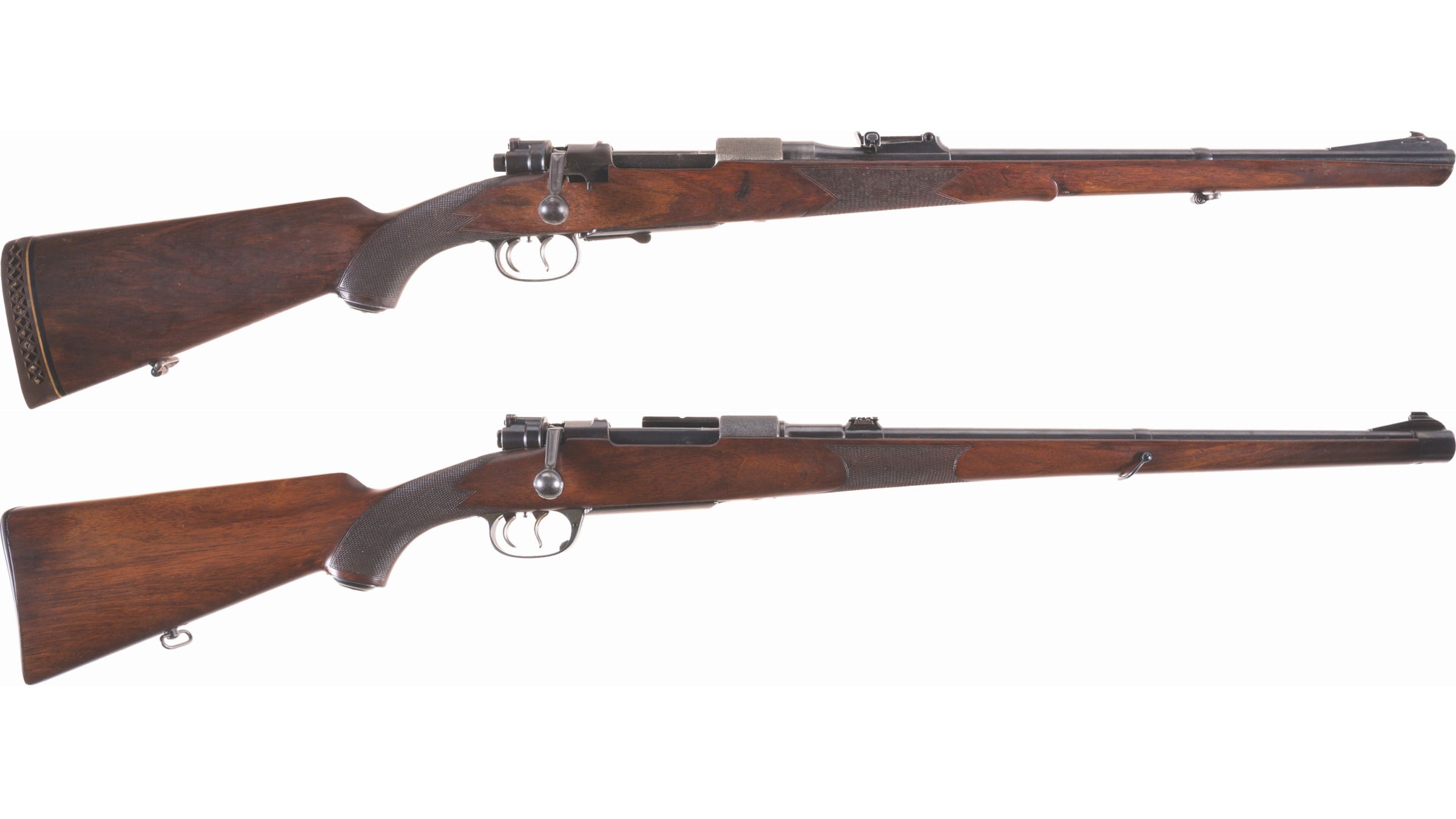 Two German Model 98 Bolt Action Sporting Rifles | Rock Island Auction