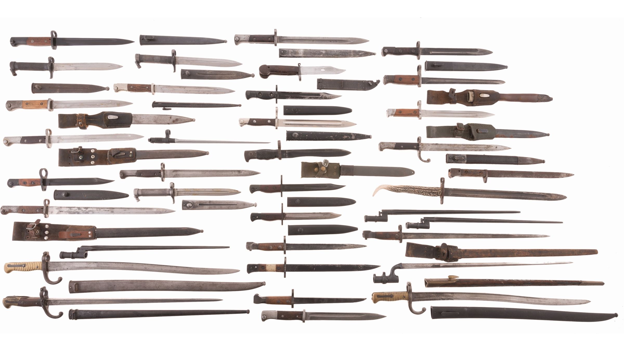 Large Grouping of Primarily European Bayonets | Rock Island Auction