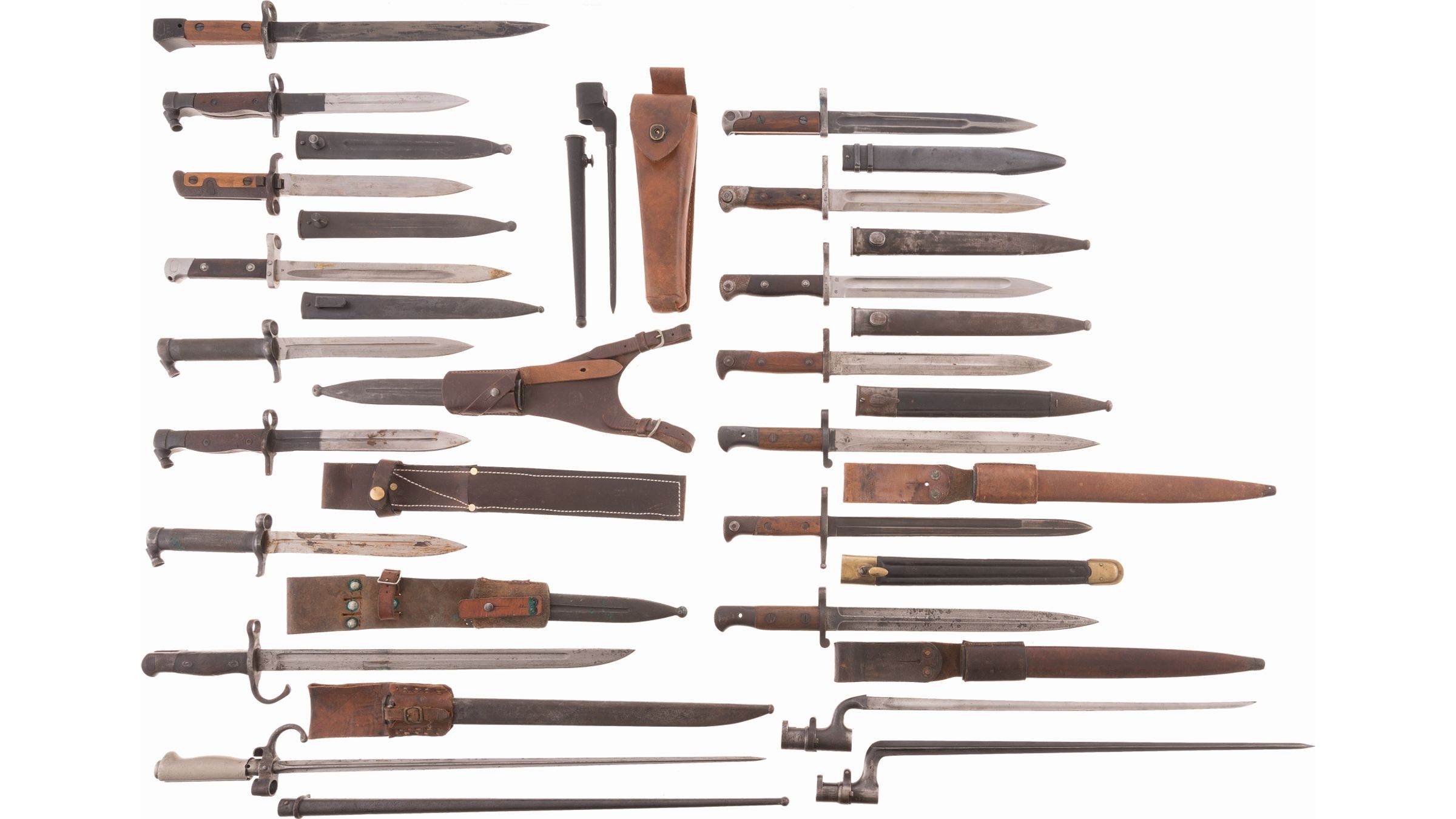 Grouping of Mostly European Bayonets | Rock Island Auction