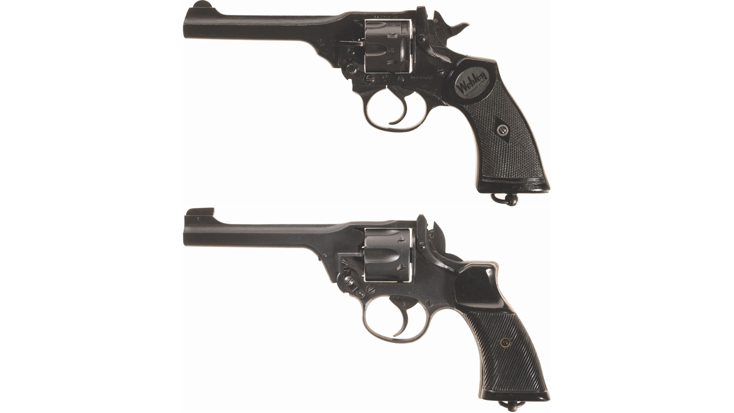 Two British Military Double Action Revolvers | Rock Island Auction