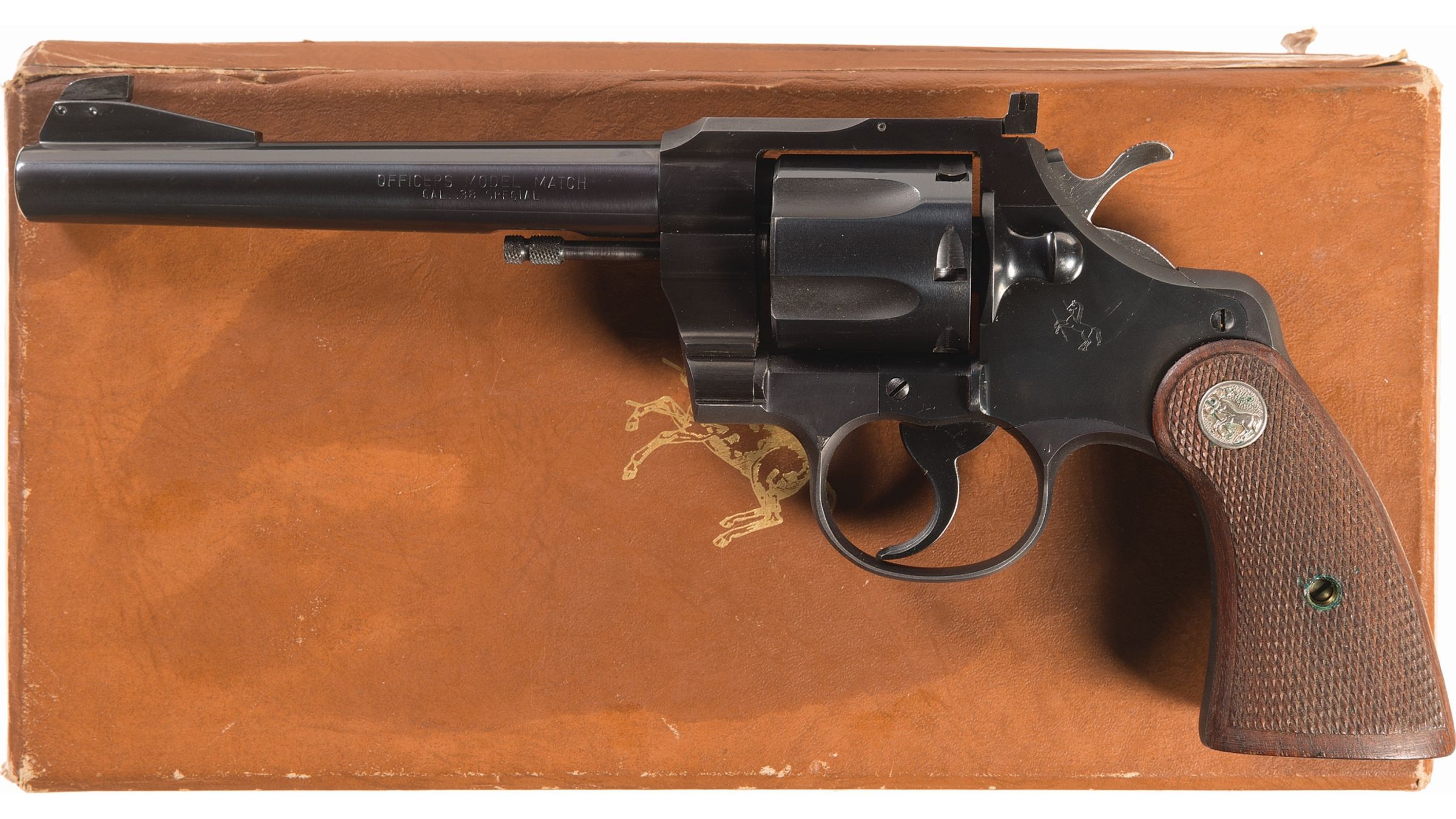 Colt Officer's Model Match Double Action Revolver with Box | Rock ...
