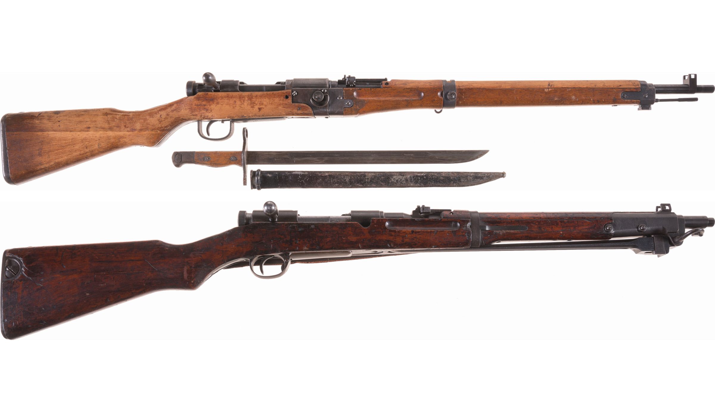 Two Japanese Military Bolt Action Long Guns | Rock Island Auction