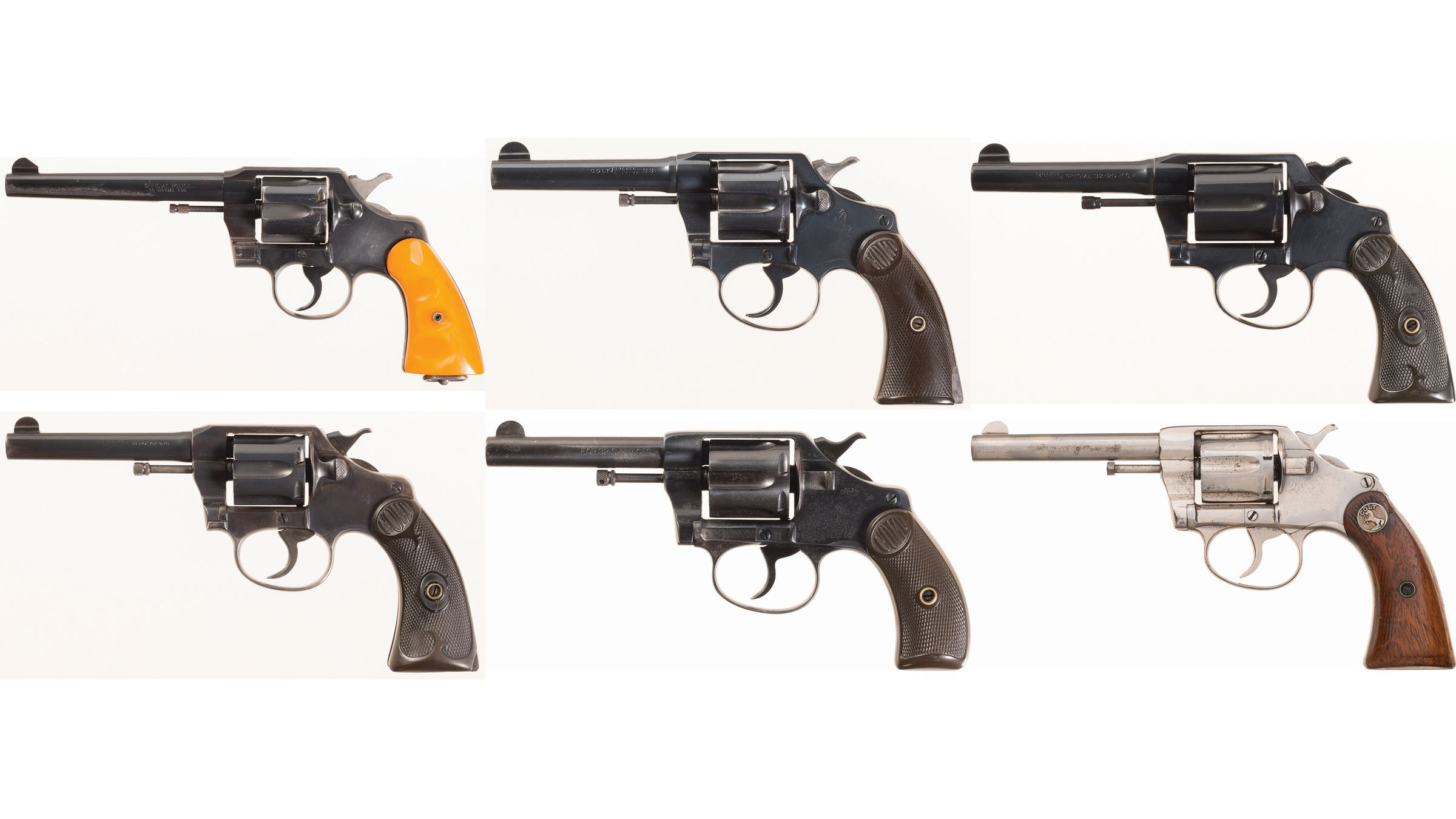 Six Colt Double Action Revolvers | Rock Island Auction