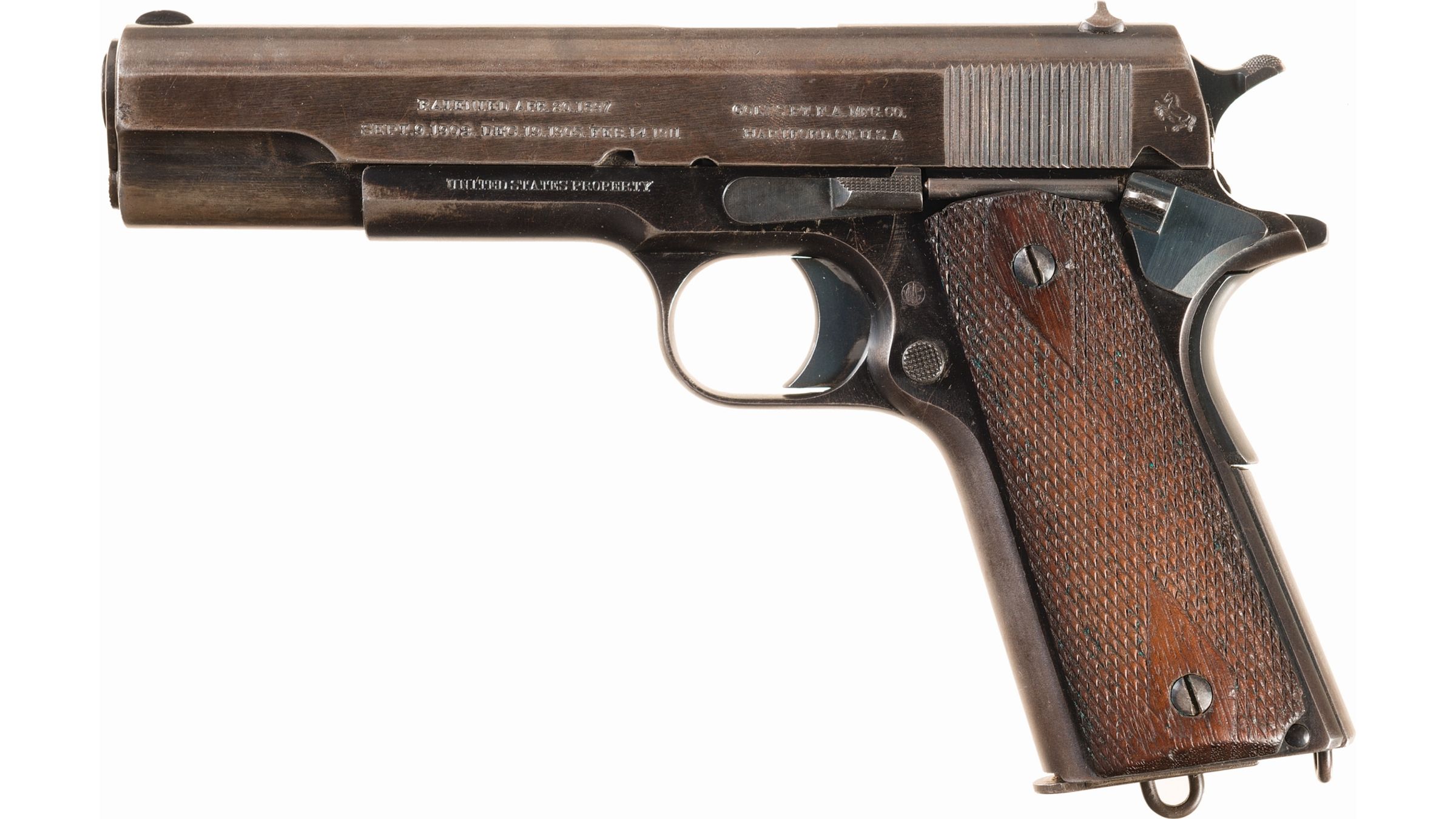 Pre-World War I U.S. Colt Model 1911 Semi-Automatic Pistol | Rock ...