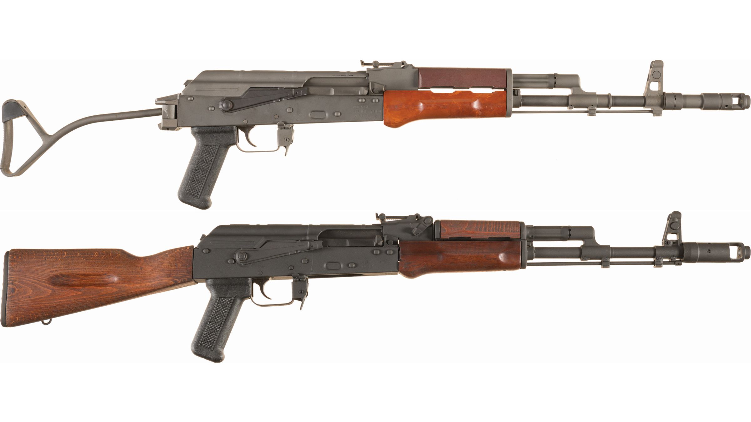 Two AK Style Semi-Automatic Rifles | Rock Island Auction