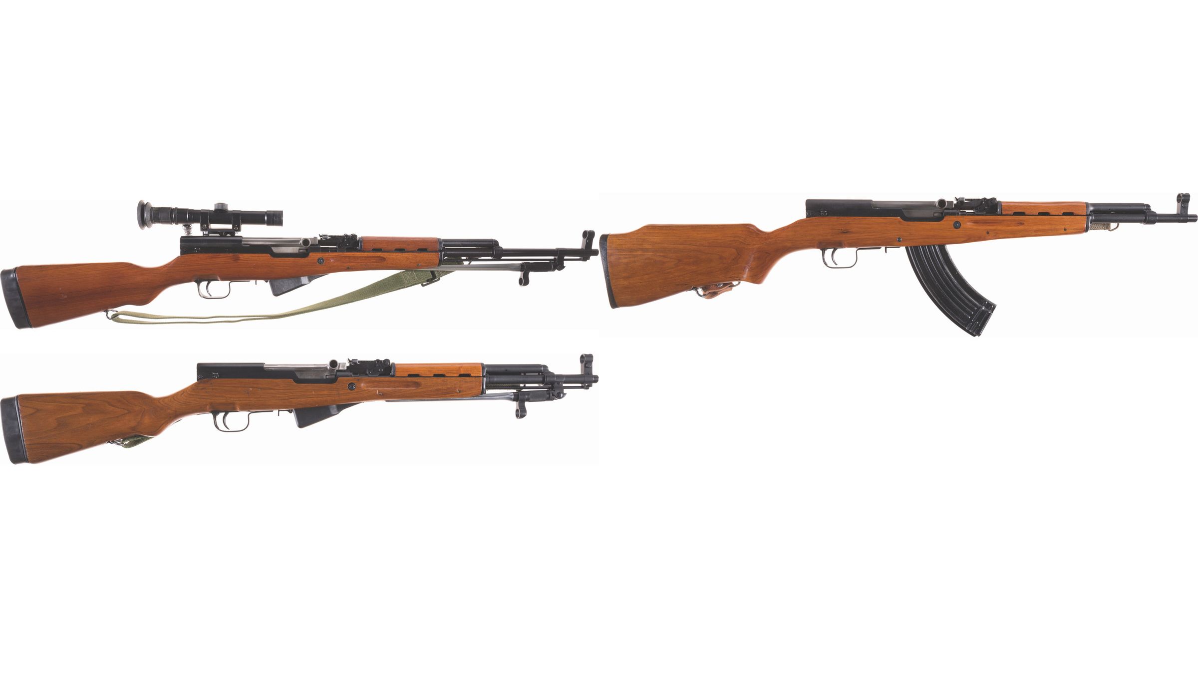 Three SKS Pattern Semi-Automatic Longarms | Rock Island Auction