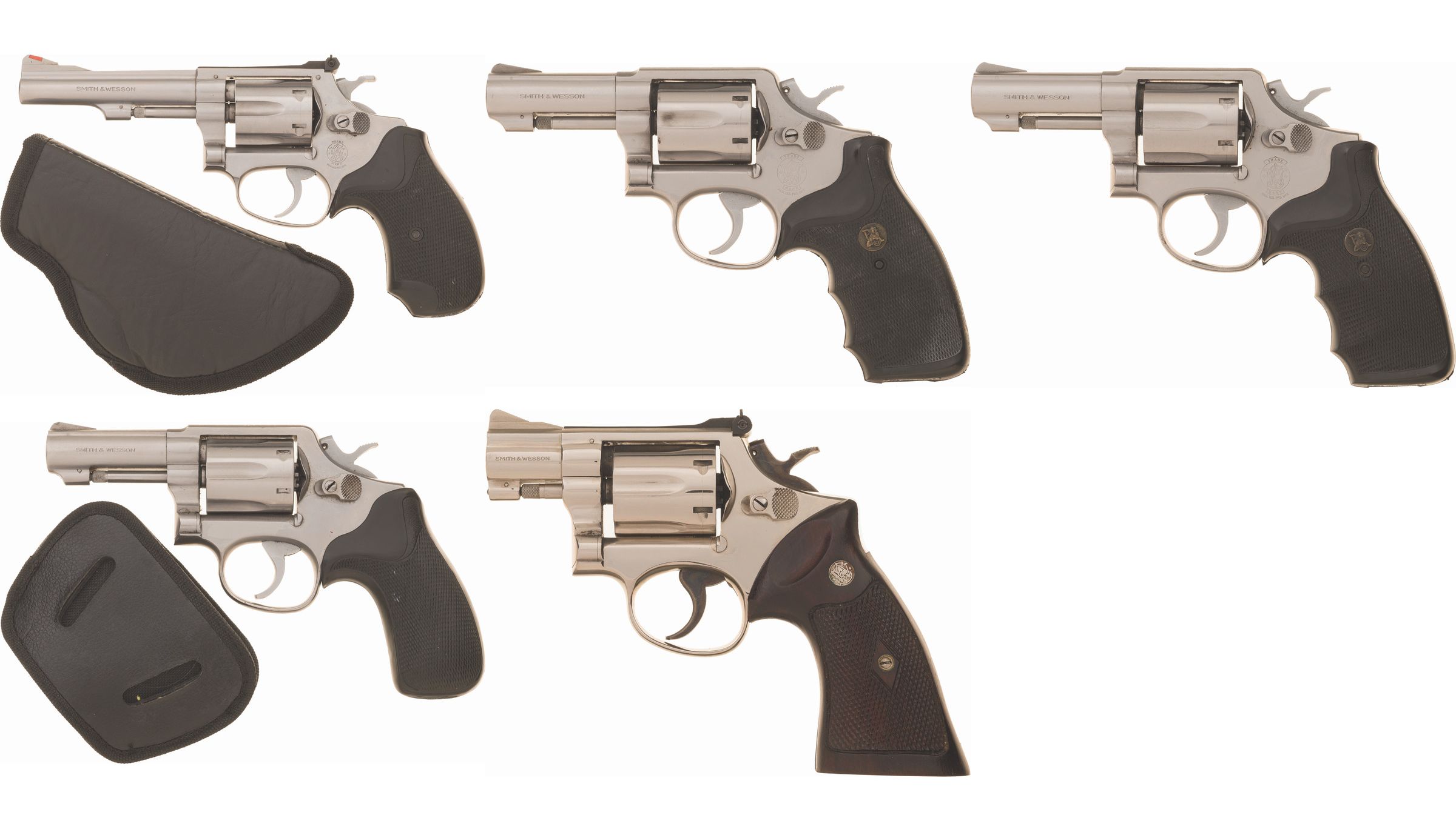 Five Smith & Wesson Double Action Revolvers | Rock Island Auction