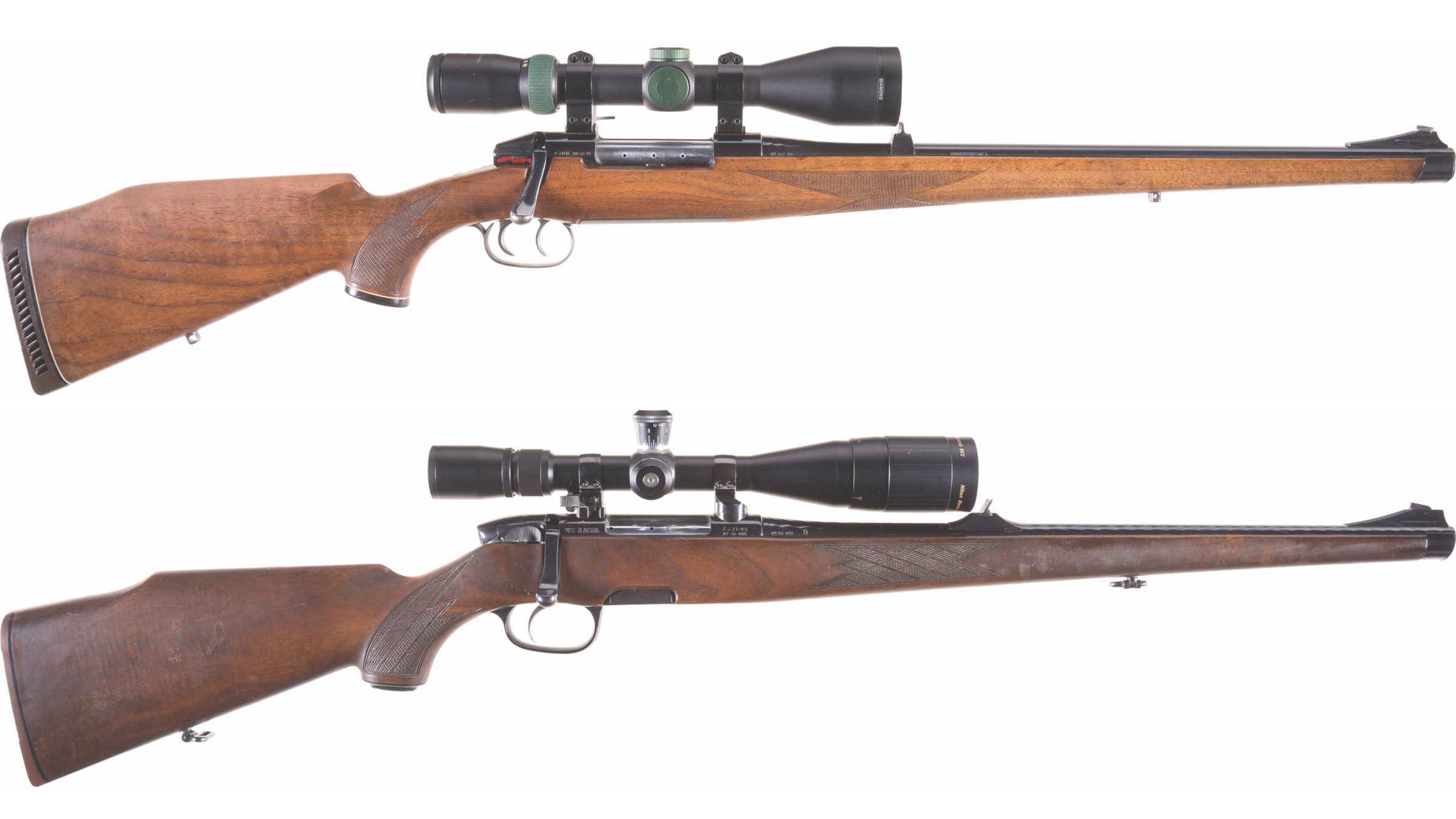 Two Scoped Steyr Bolt Action Rifles | Rock Island Auction