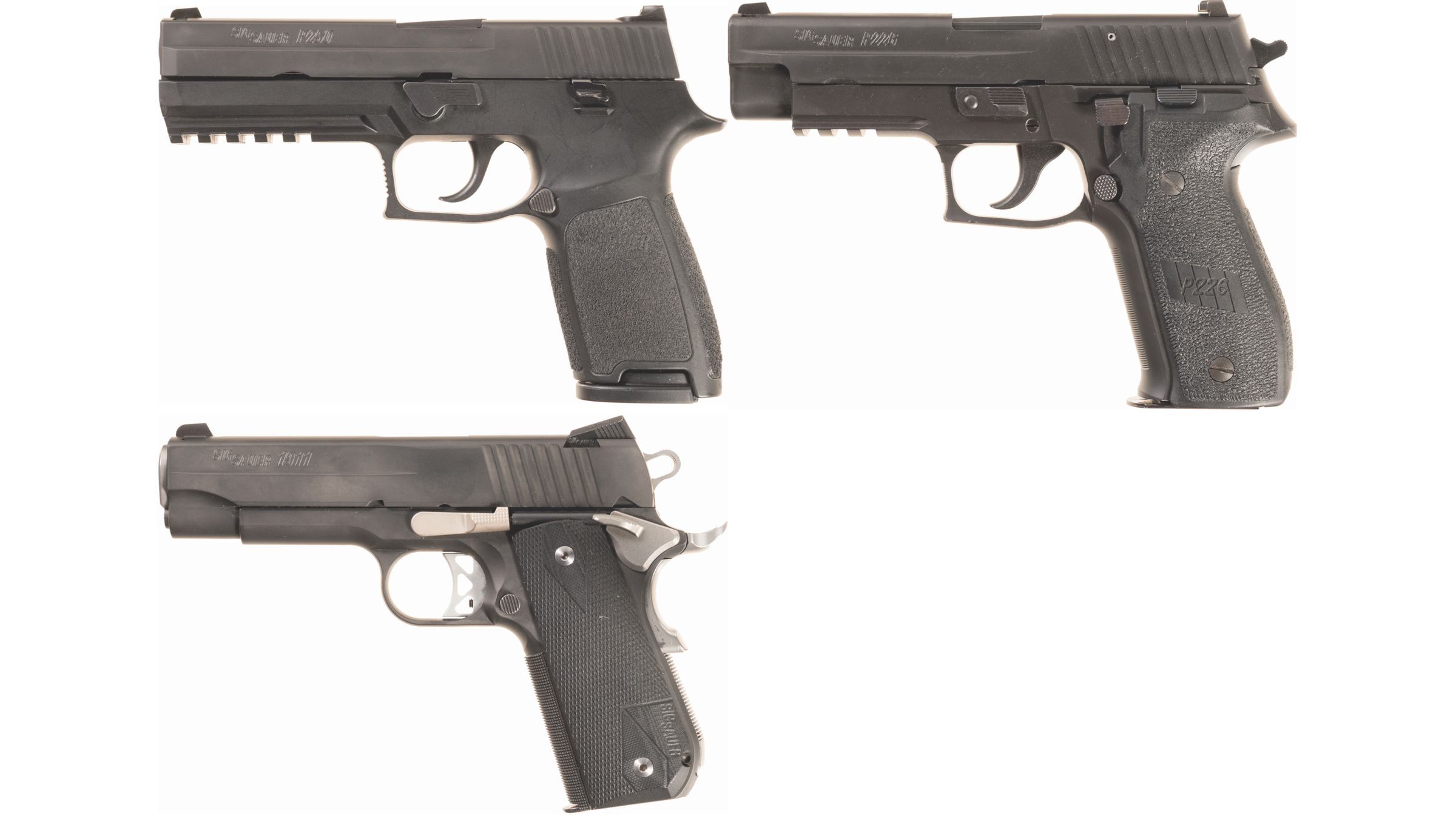 Three SIG Sauer Semi-Automatic Pistols | Rock Island Auction