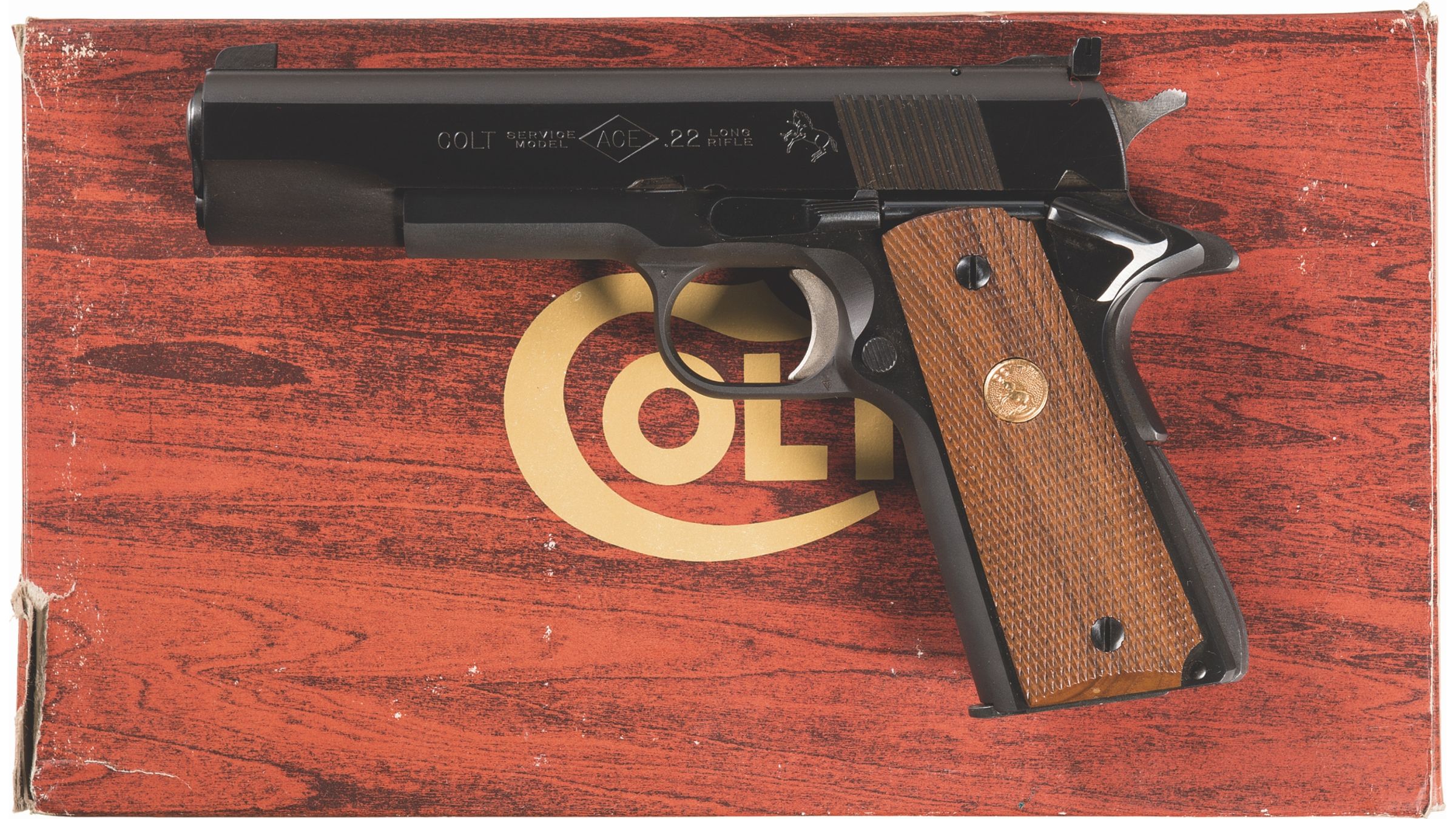 Colt Service Model Ace Semi-Automatic Pistol with Box | Rock Island Auction