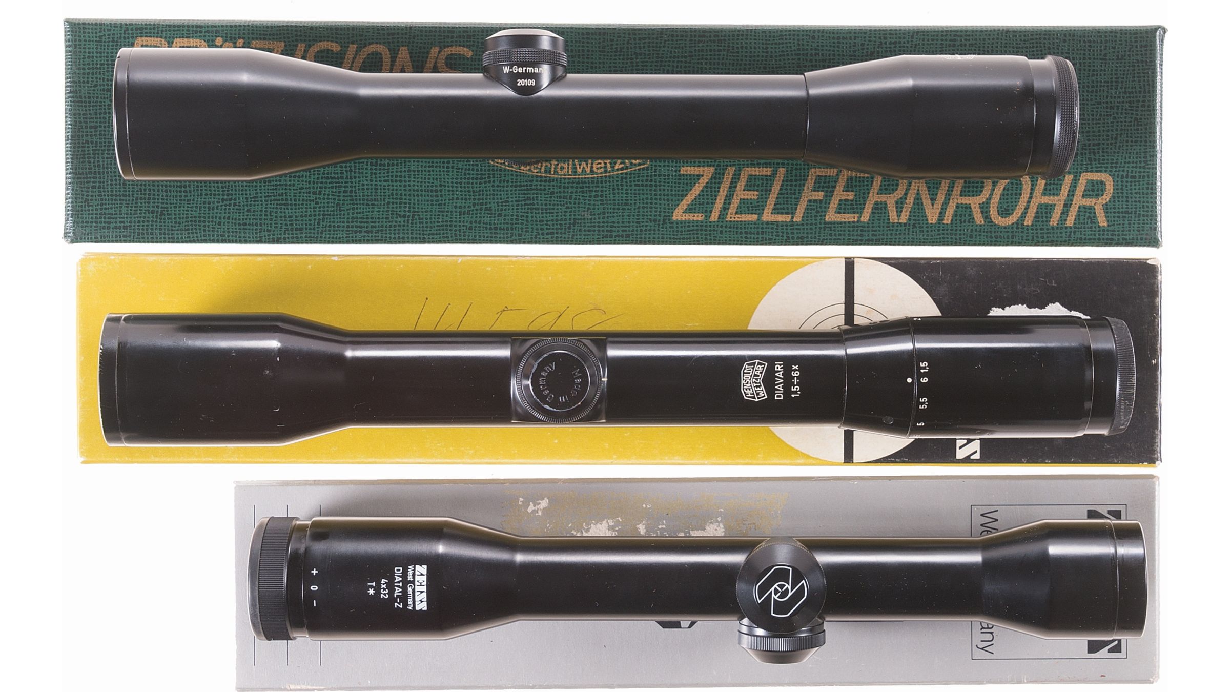 Three Boxed German Scopes | Rock Island Auction