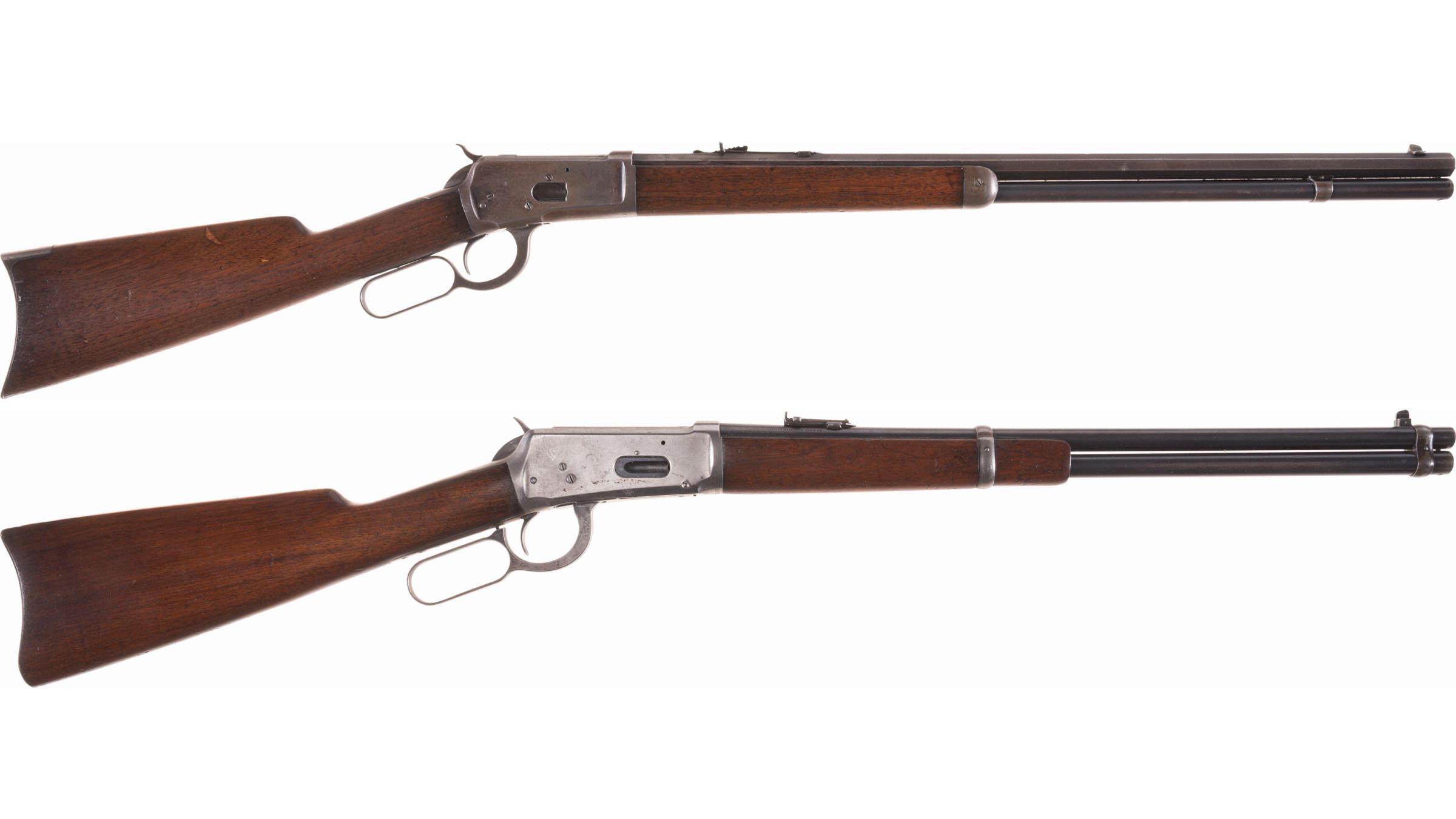 Two Pre-World War II Winchester Lever Action Long Guns | Rock Island ...