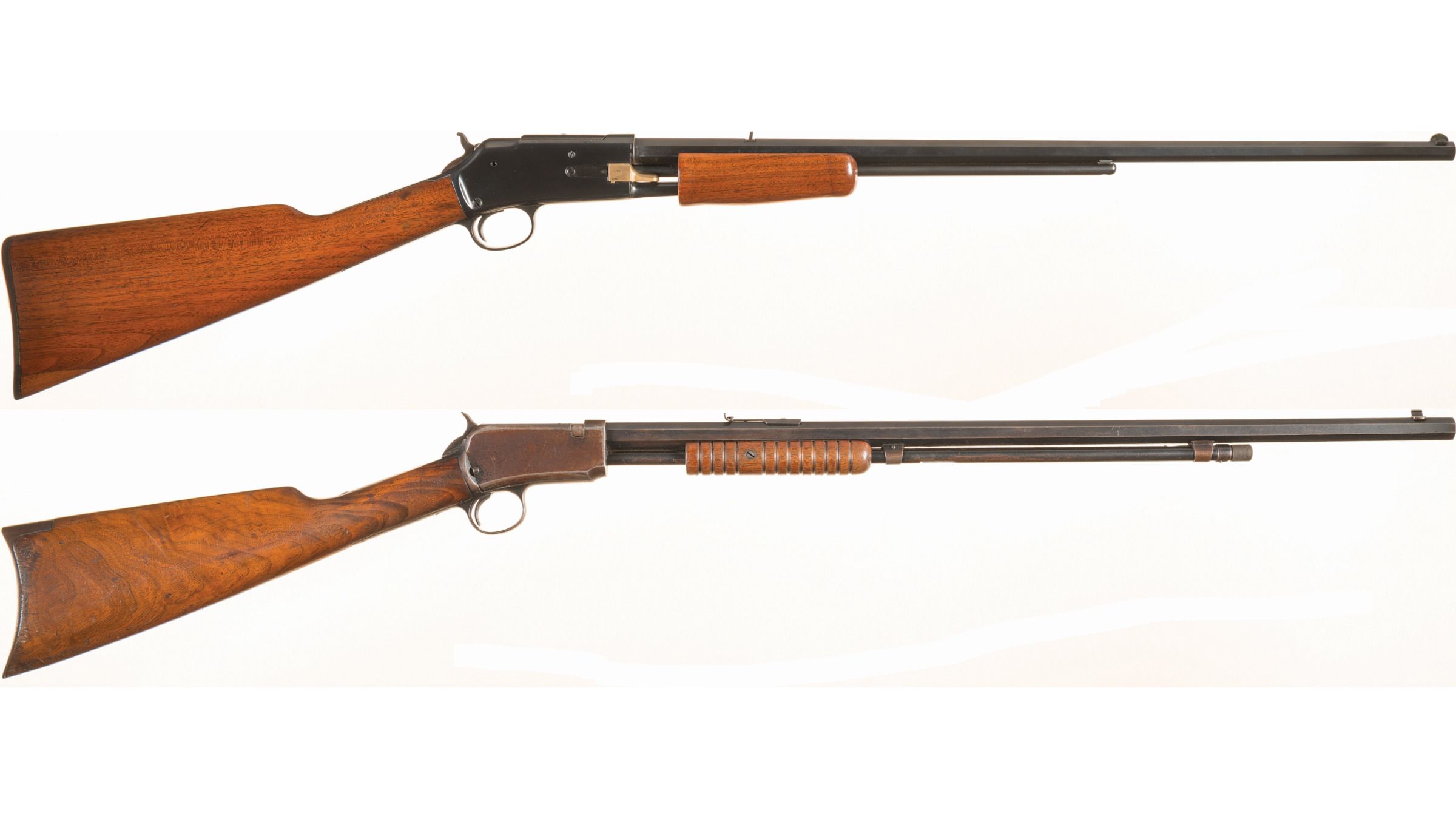 Two Slide Action Rifles | Rock Island Auction