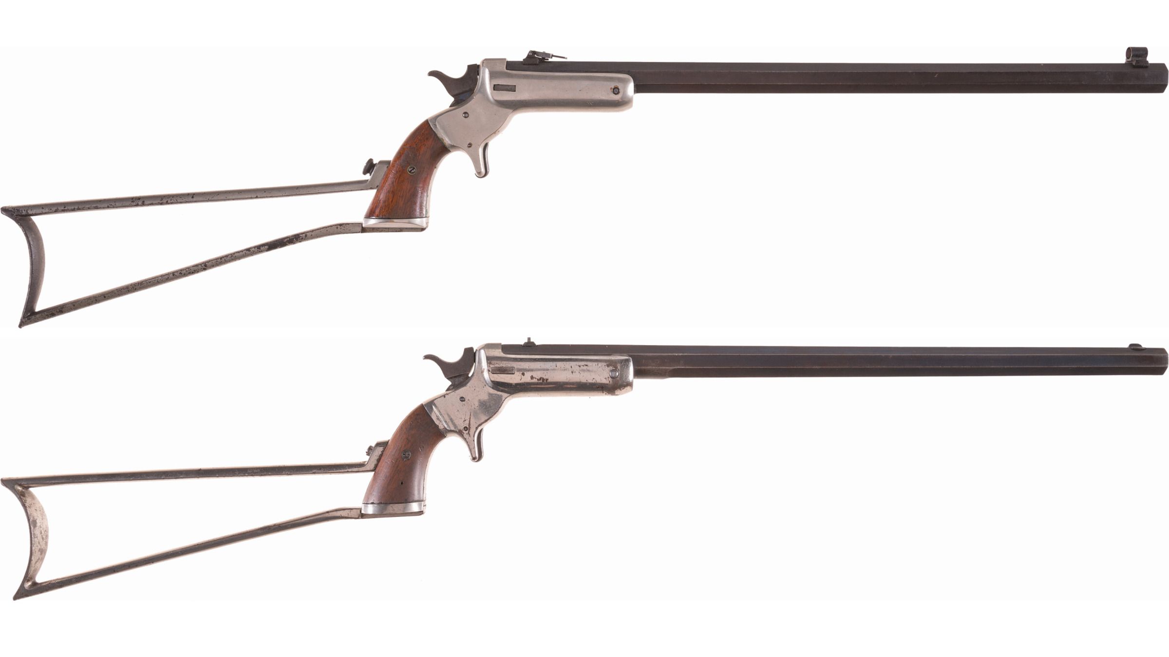 Two Stevens Single Shot Pocket Rifles | Rock Island Auction