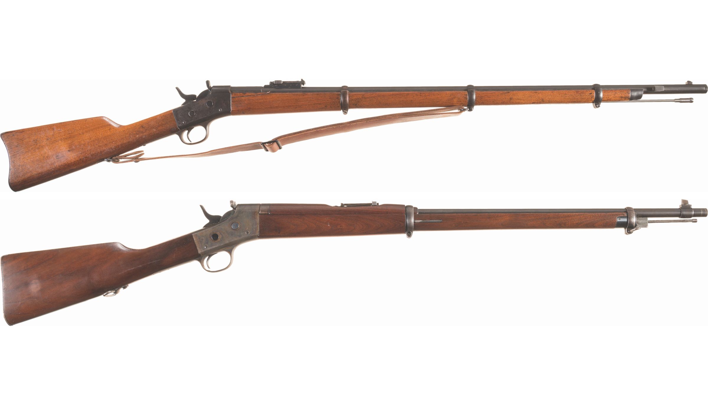 Two Remington Rolling Block Military Rifles | Rock Island Auction