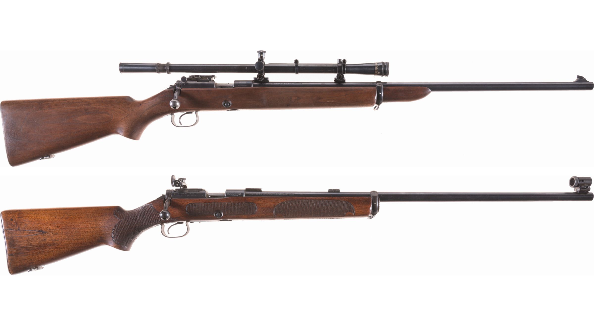Two Winchester Model 52 Bolt Action Rifles | Rock Island Auction