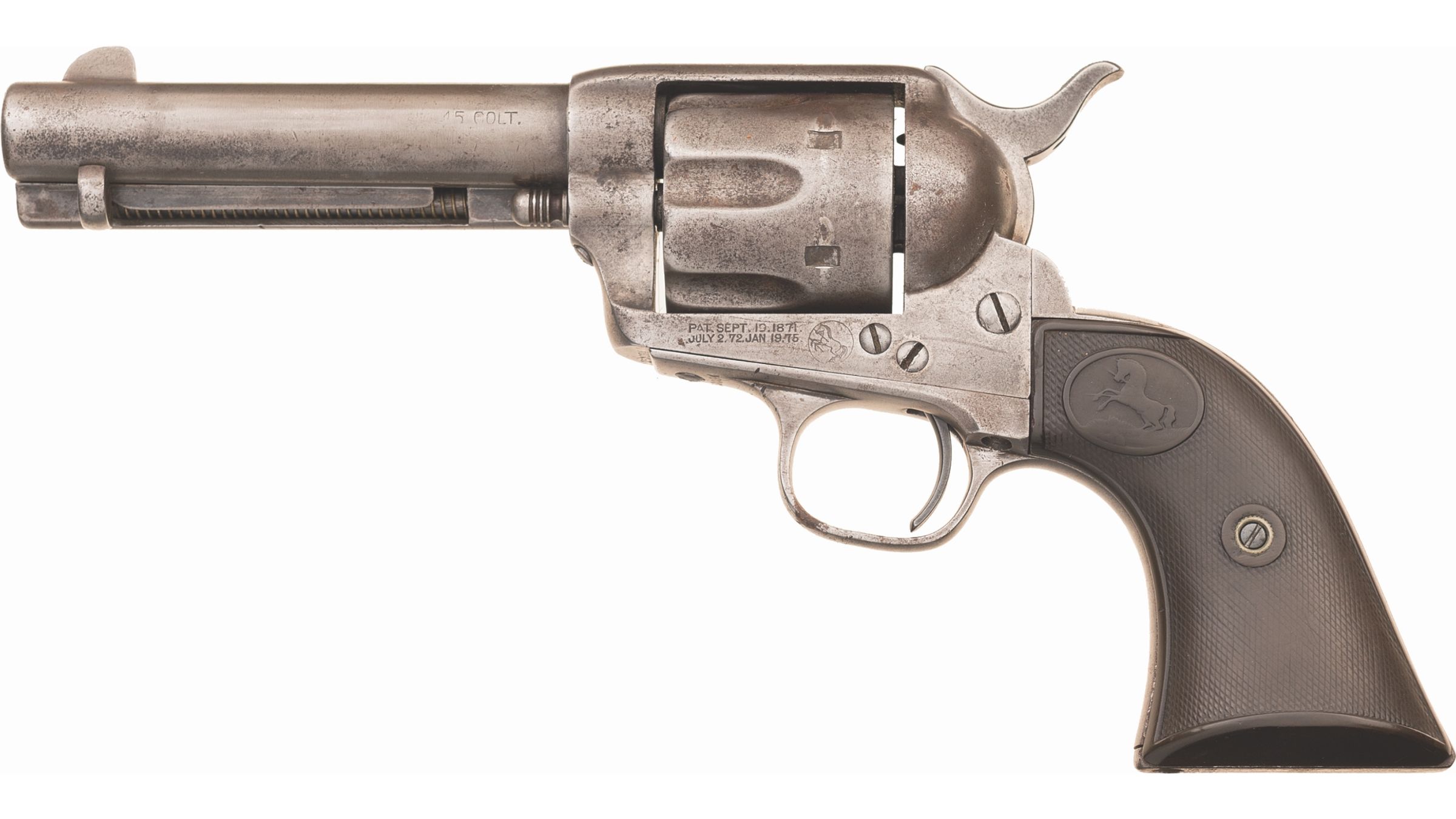 Antique Colt Black Powder Frame Single Action Army Revolver | Rock ...