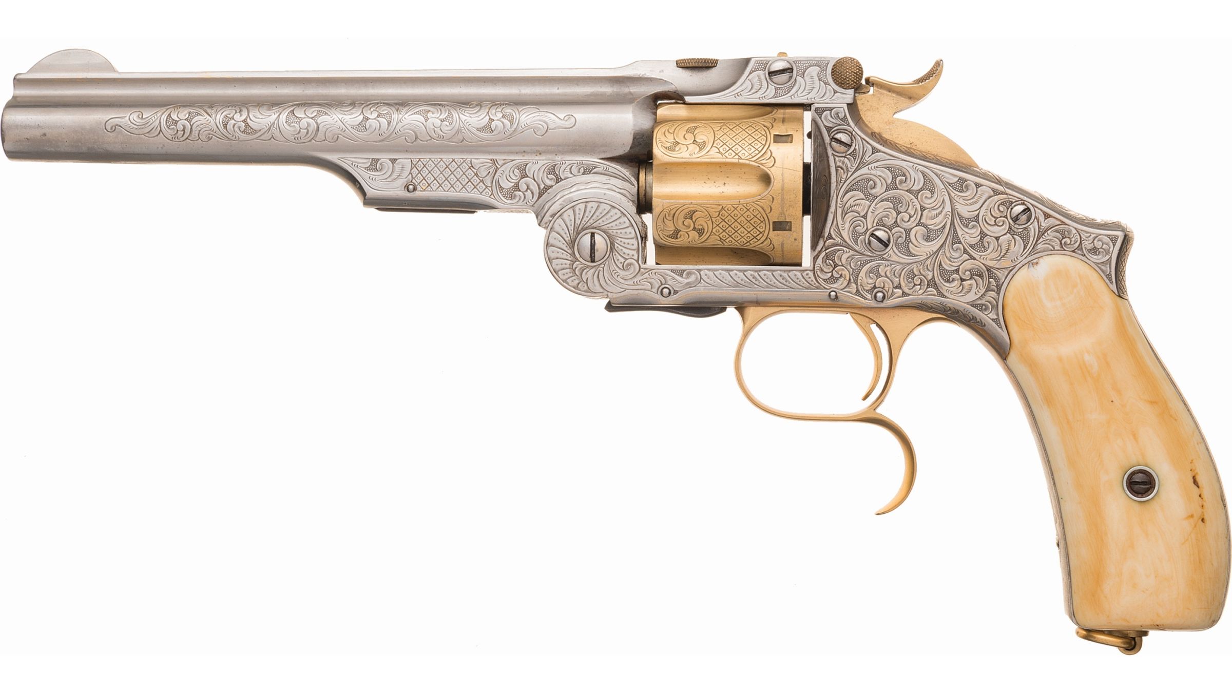 Engraved S&W No. 3 Russian 3rd Model Revolver | Rock Island Auction