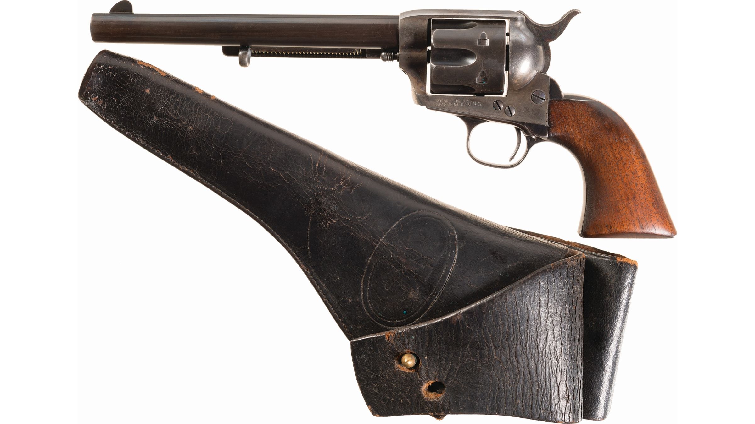 U.S. Colt Single Action Army Revolver with Factory Letter and Ho | Rock ...