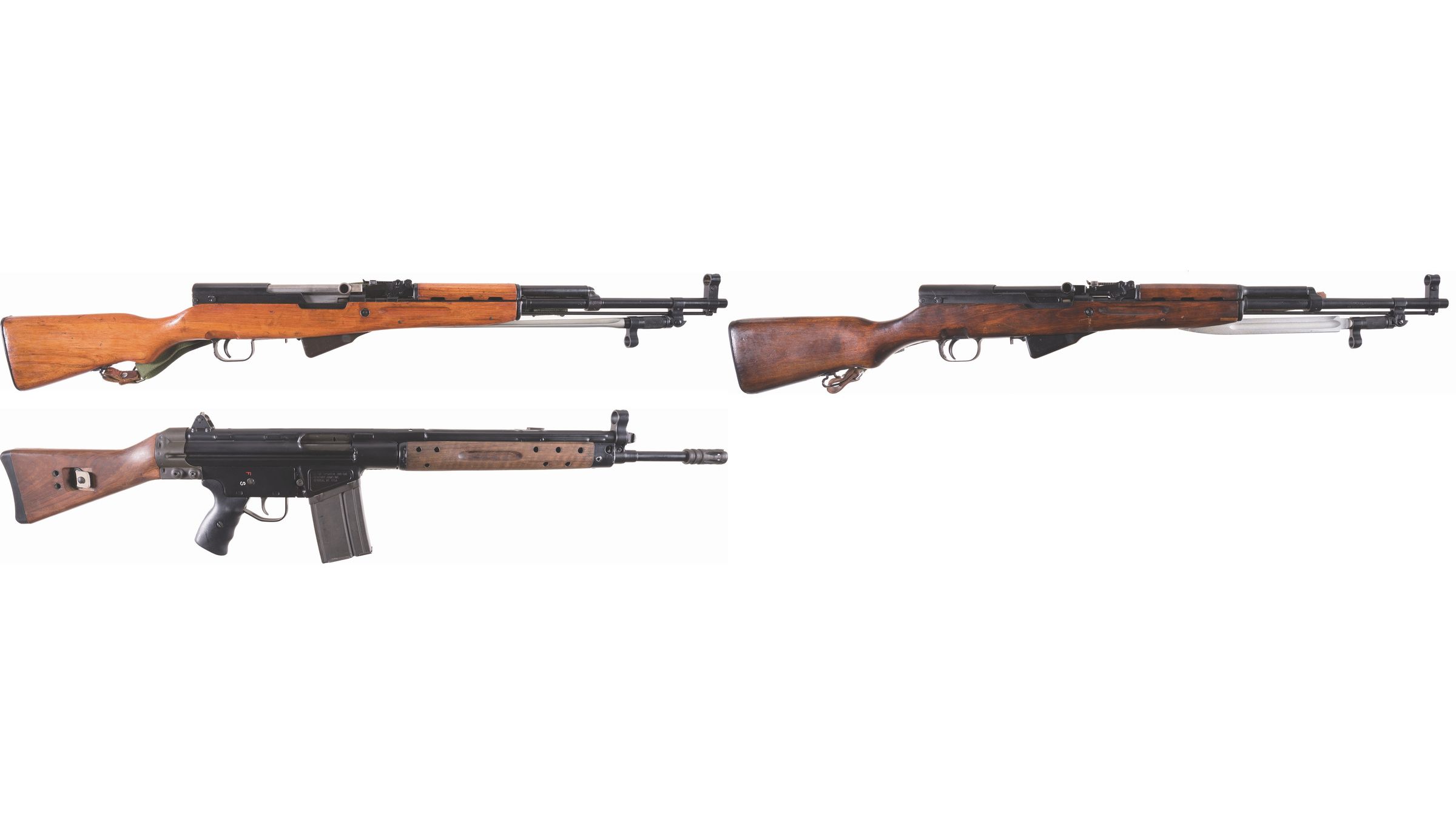 Three Semi-Automatic Rifles | Rock Island Auction