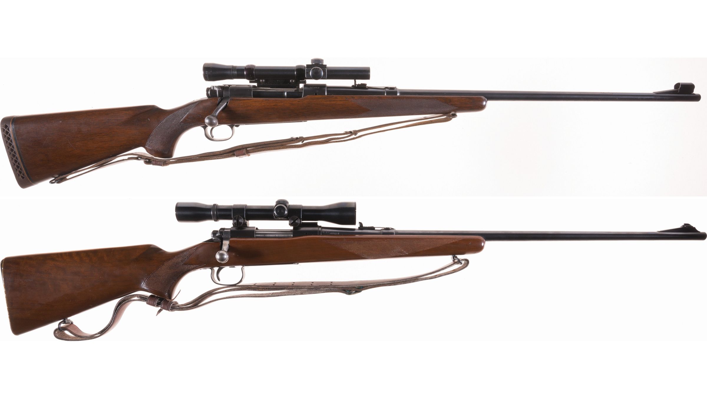 Two Bolt Action Rifles with Scopes | Rock Island Auction
