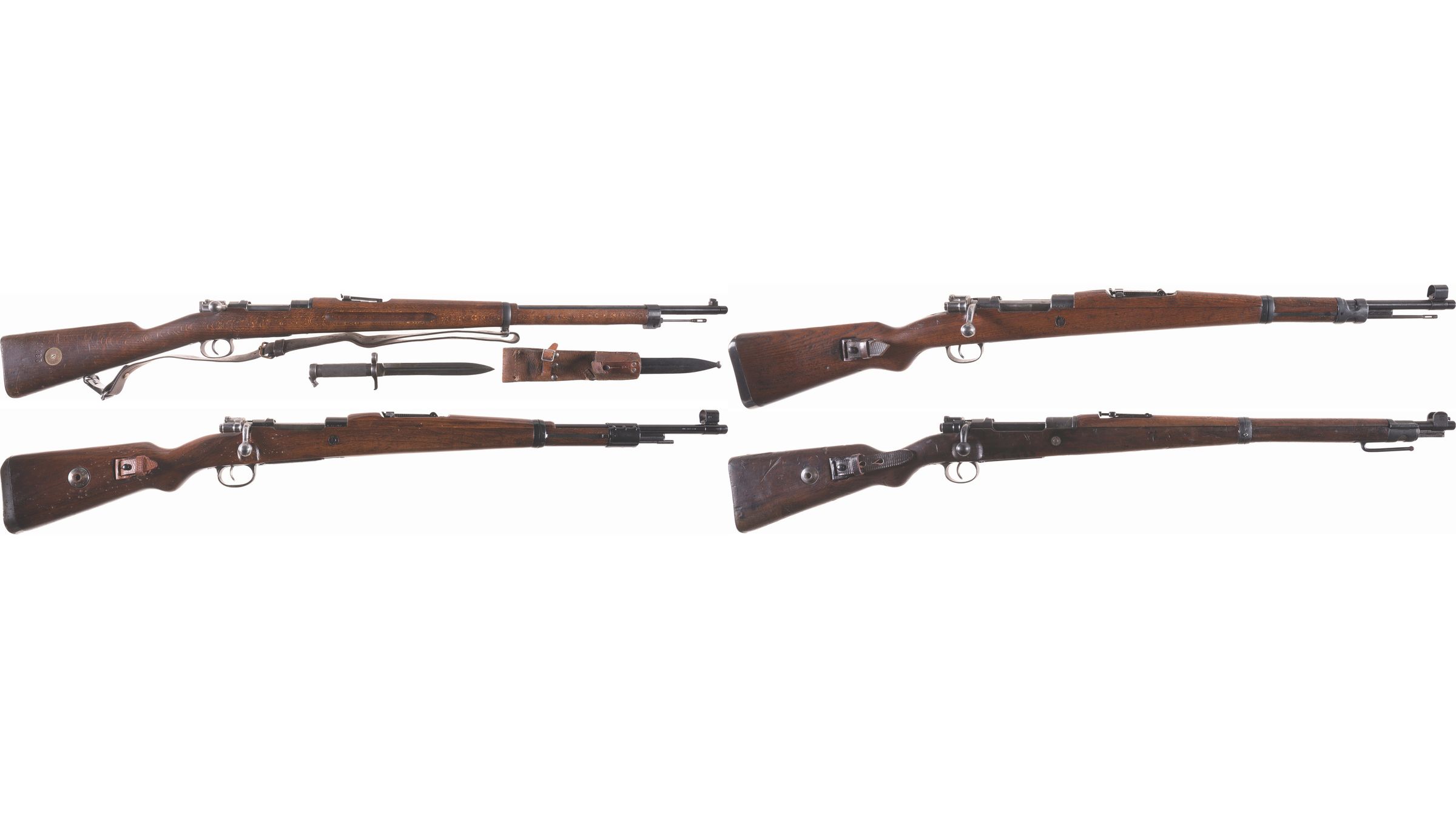 Four Military Mauser Bolt Action Rifles | Rock Island Auction