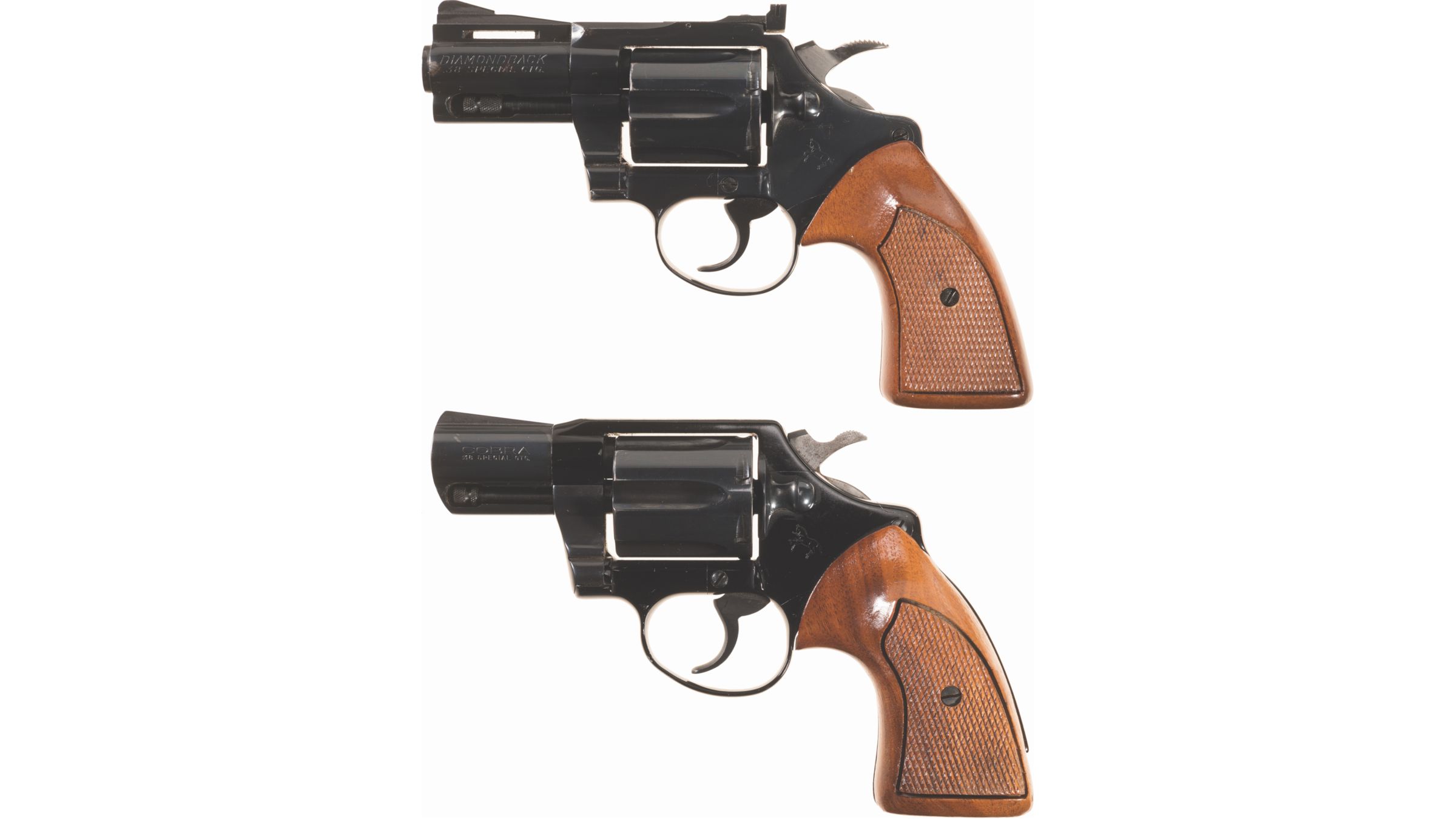 Two Colt Snake Double Action Revolvers | Rock Island Auction