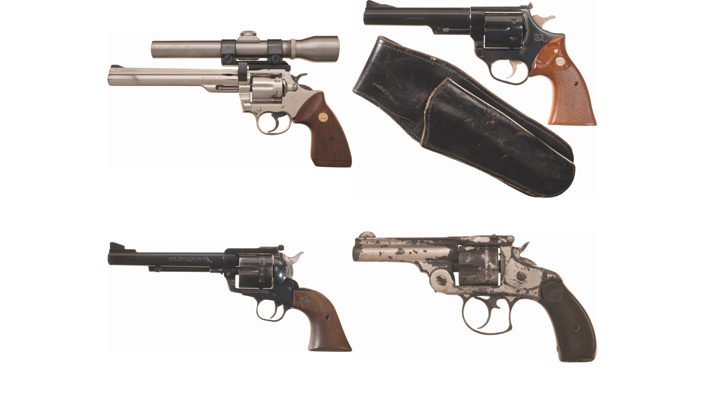 Four Revolvers | Rock Island Auction