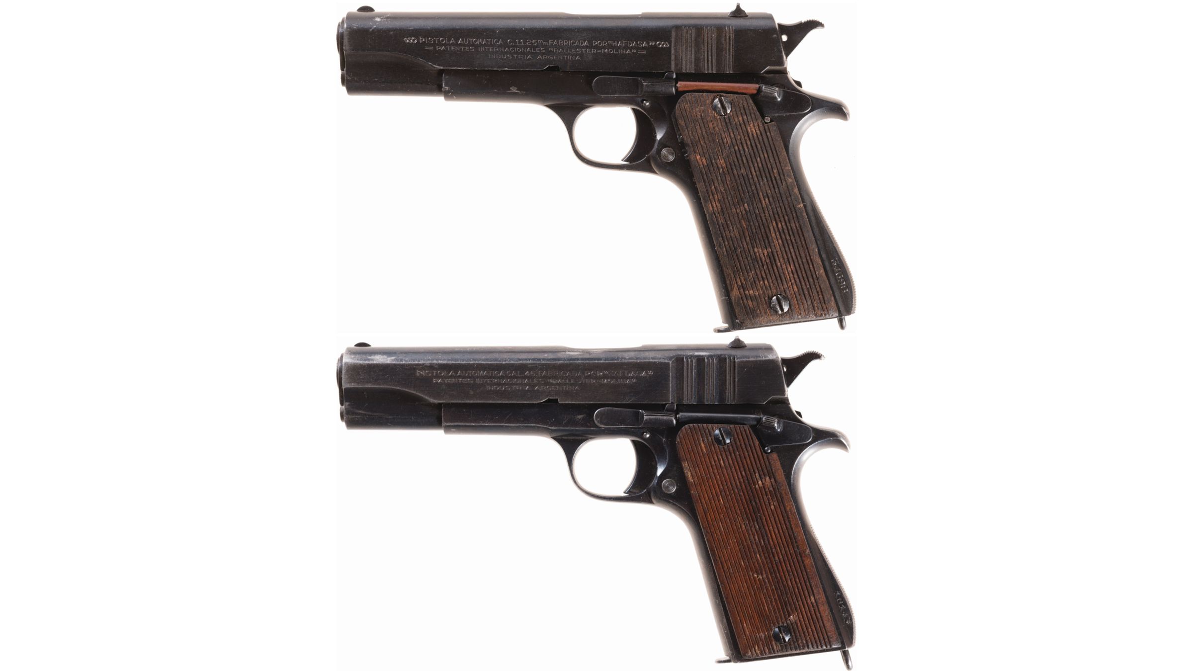 Two HAFDASA Ballester-Molina Semi-Automatic Pistols | Rock Island Auction