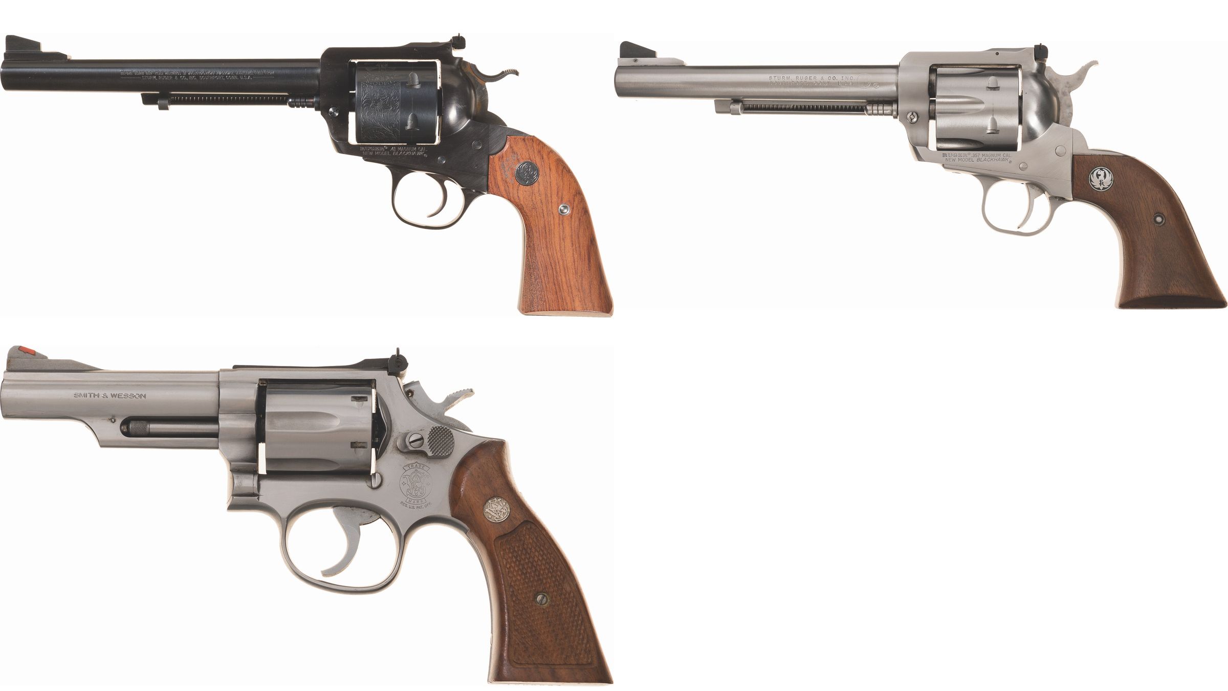 Three Revolvers | Rock Island Auction