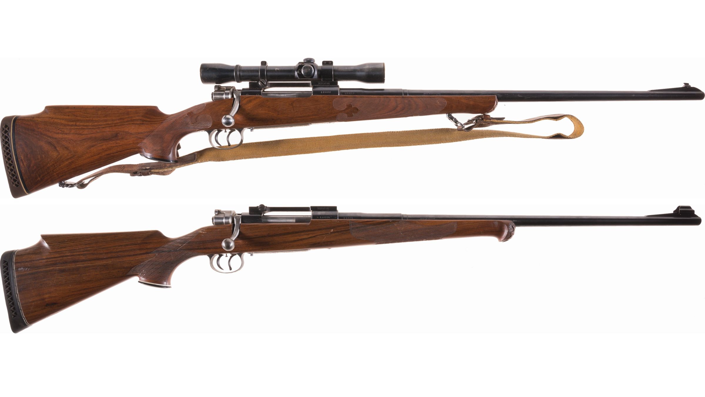 Two Col. Hub Zemke FN Mauser Rifles | Rock Island Auction