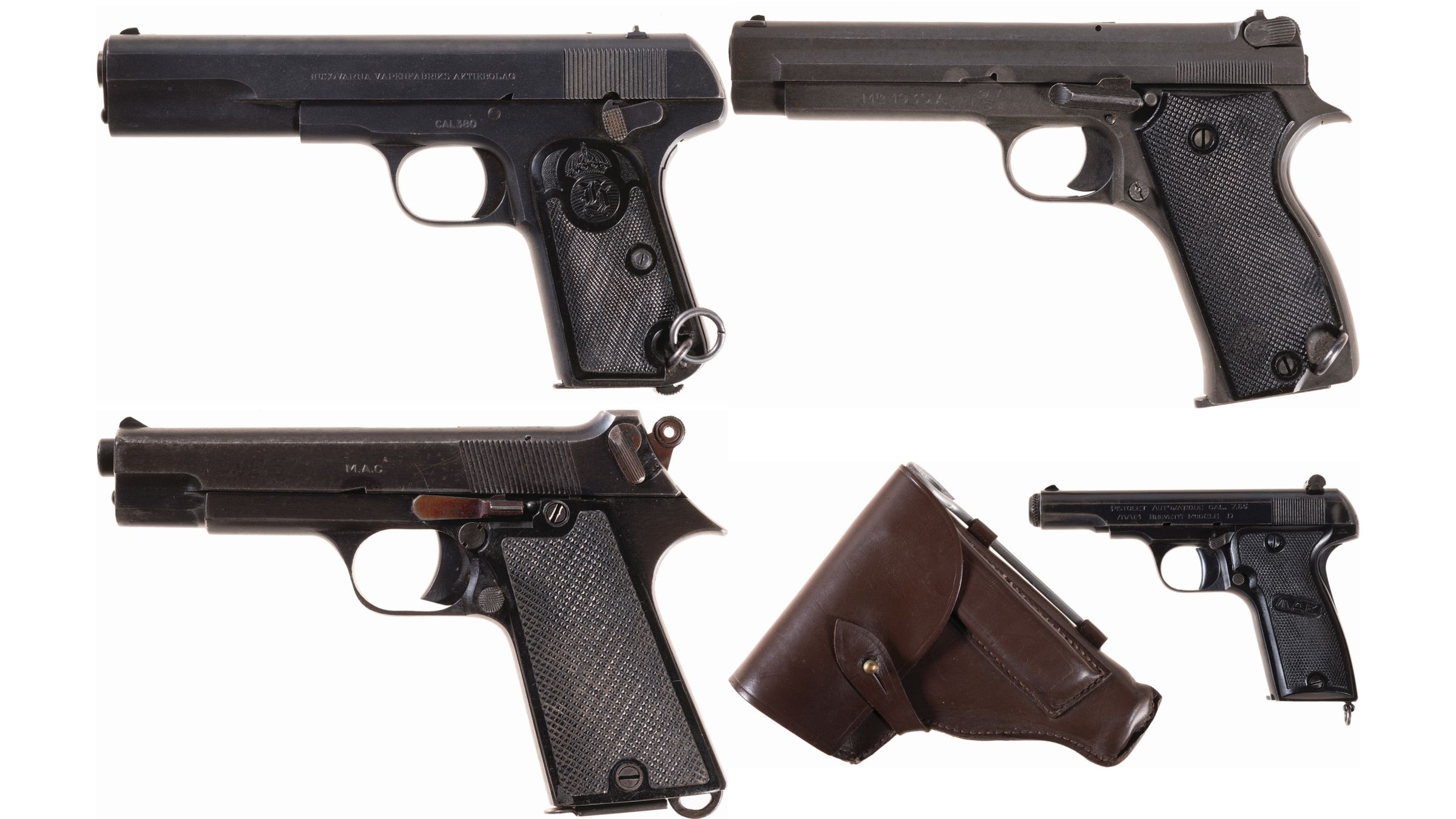 Four European Semi-Automatic Pistols | Rock Island Auction