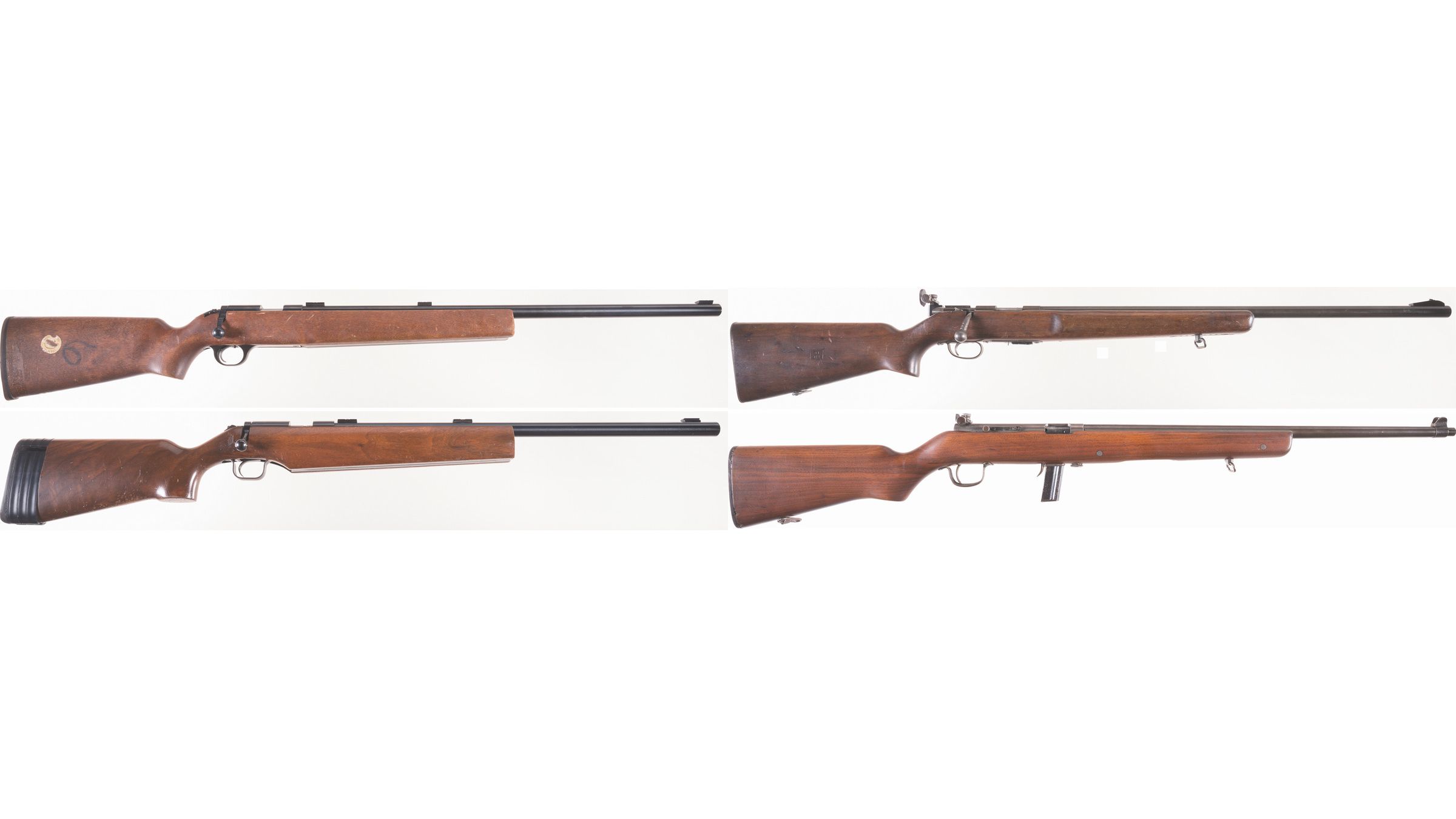 Four Small Bore Rifles | Rock Island Auction