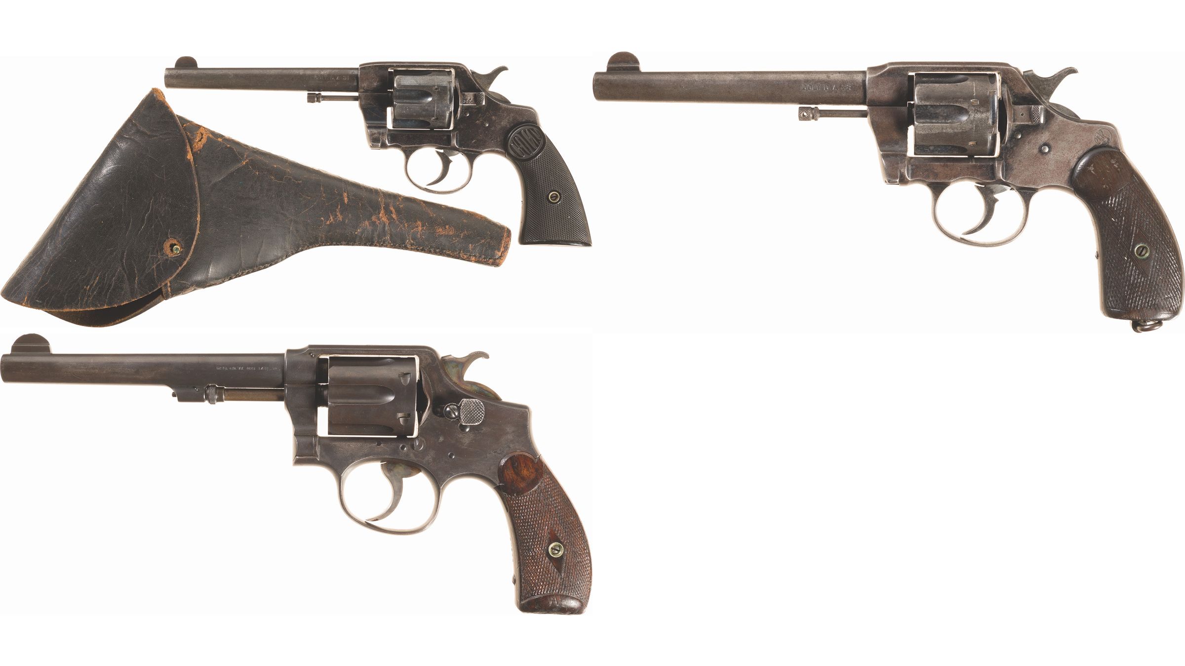 Three Scarce U.S. Navy/Marine Corps DA Service Revolvers | Rock Island ...